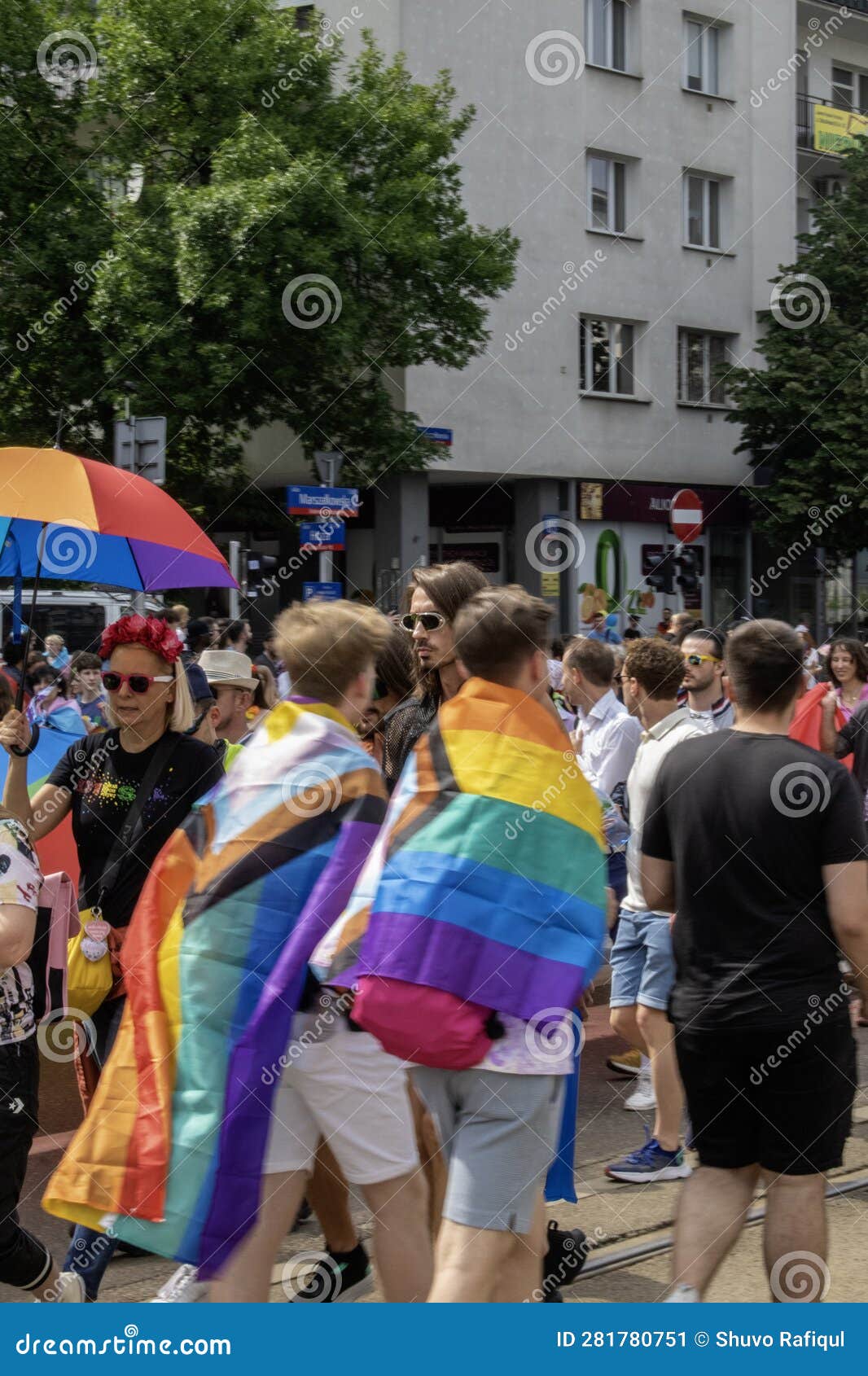17 June 2023 Warsaw Poland On The Day Of An Annual Lgbtq Equality