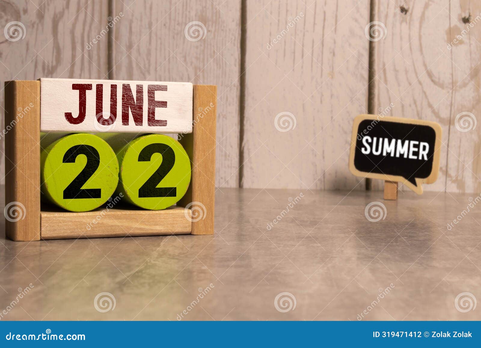 05 JUNE Wooden Block Calendar Globe And Stethoscope With WORLD E ...