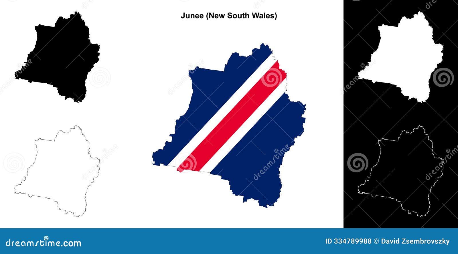 Junee outline map stock illustration. Illustration of borders - 334789988
