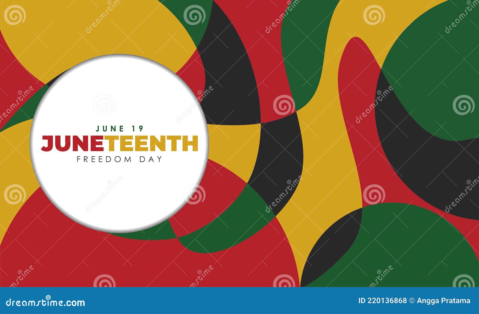 Juneteenth Color Abstract Background Pattern Vector Illustration ...