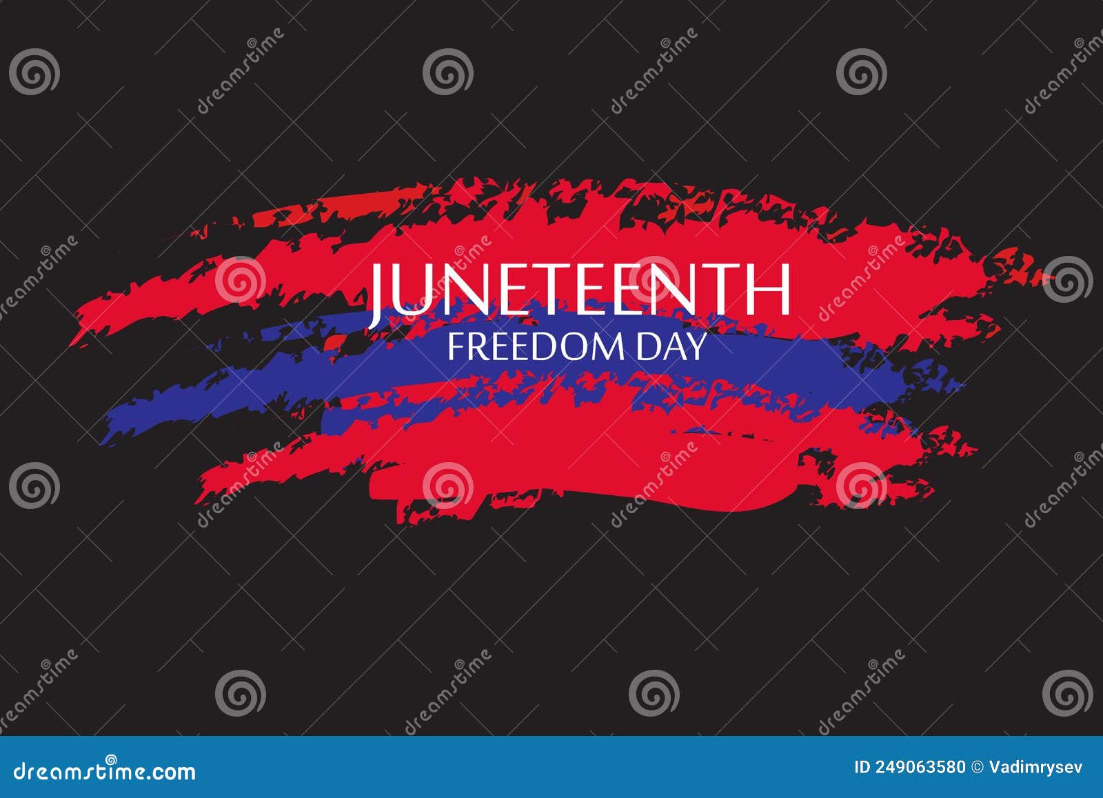 Juneteenth Color. Since 1865. Design Of Banner. Black History Month ...