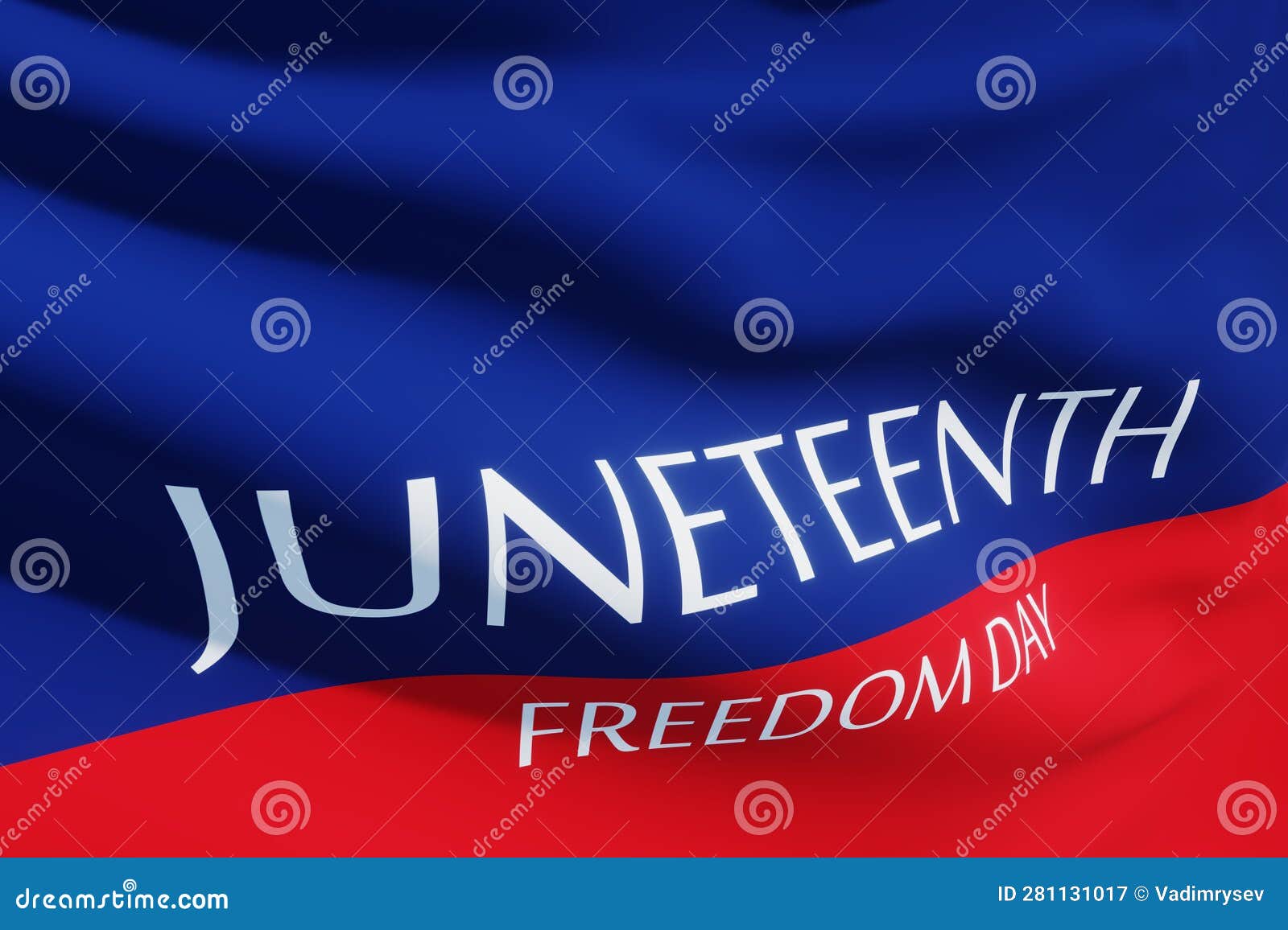 Juneteenth Color With Text Juneteenth Freedom Day. Since 1865. Banner ...