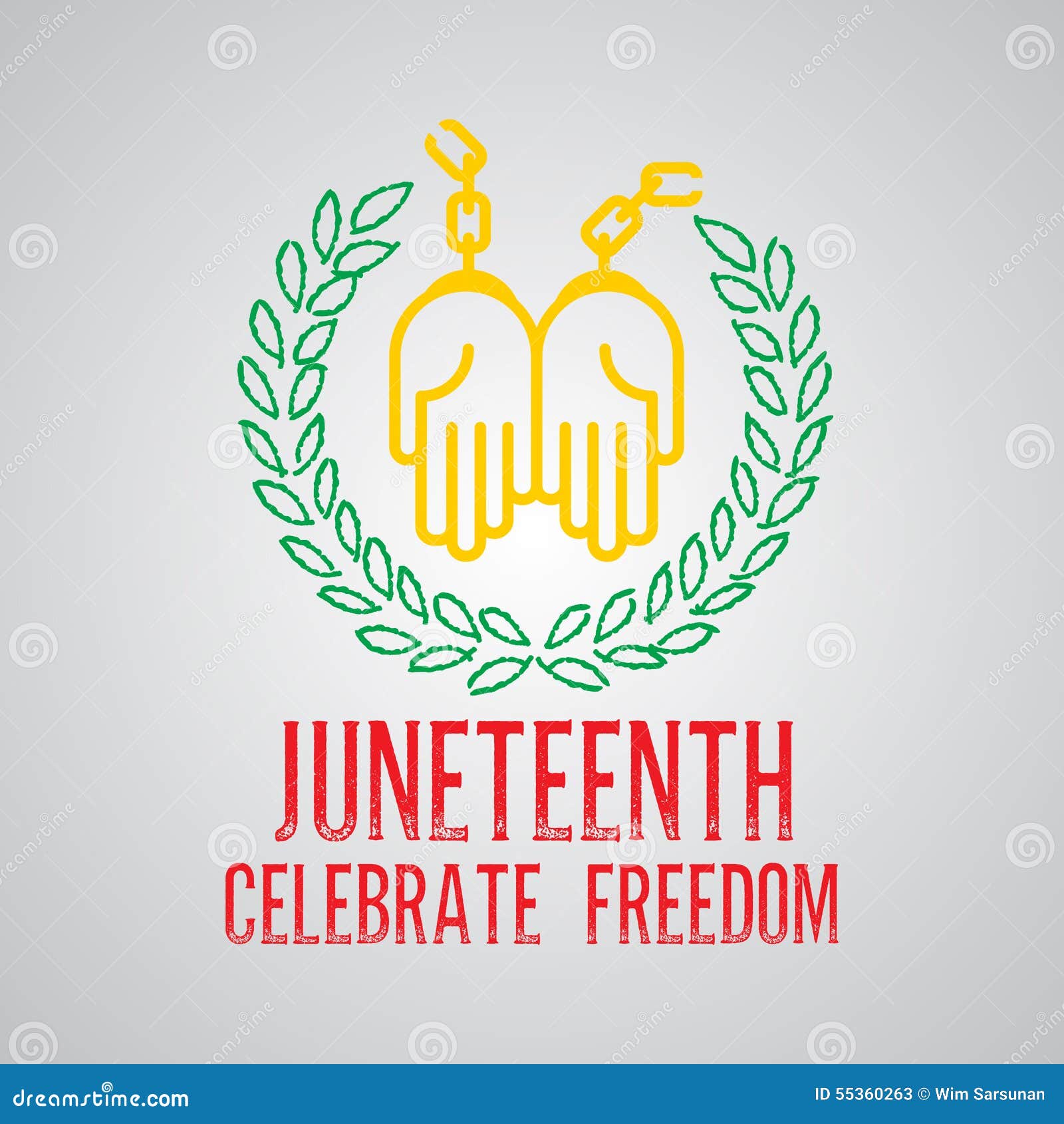 Juneteenth Cartoon Vector | CartoonDealer.com #93413767