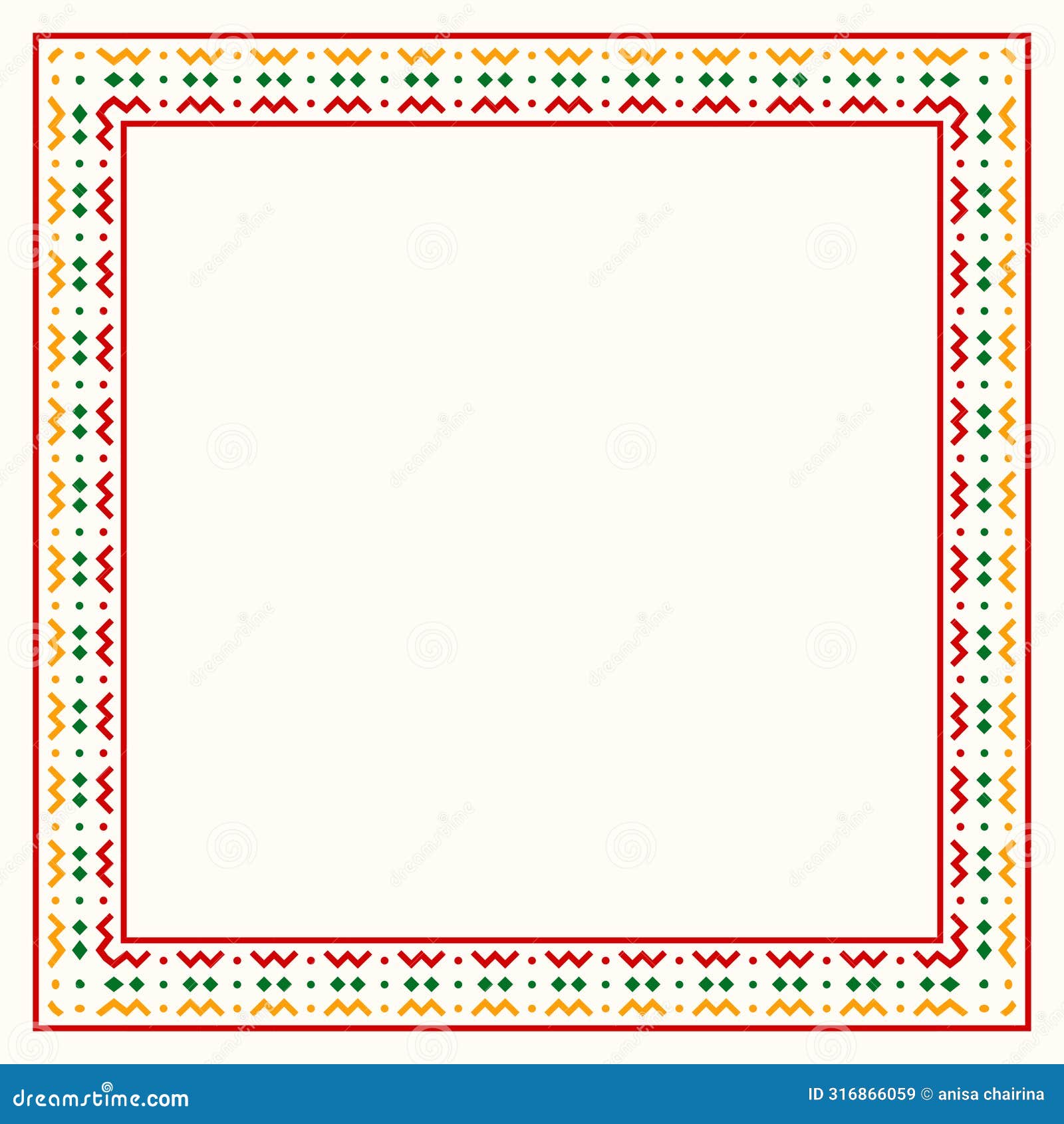 Juneteenth Frame Design Element Collection Stock Illustration ...