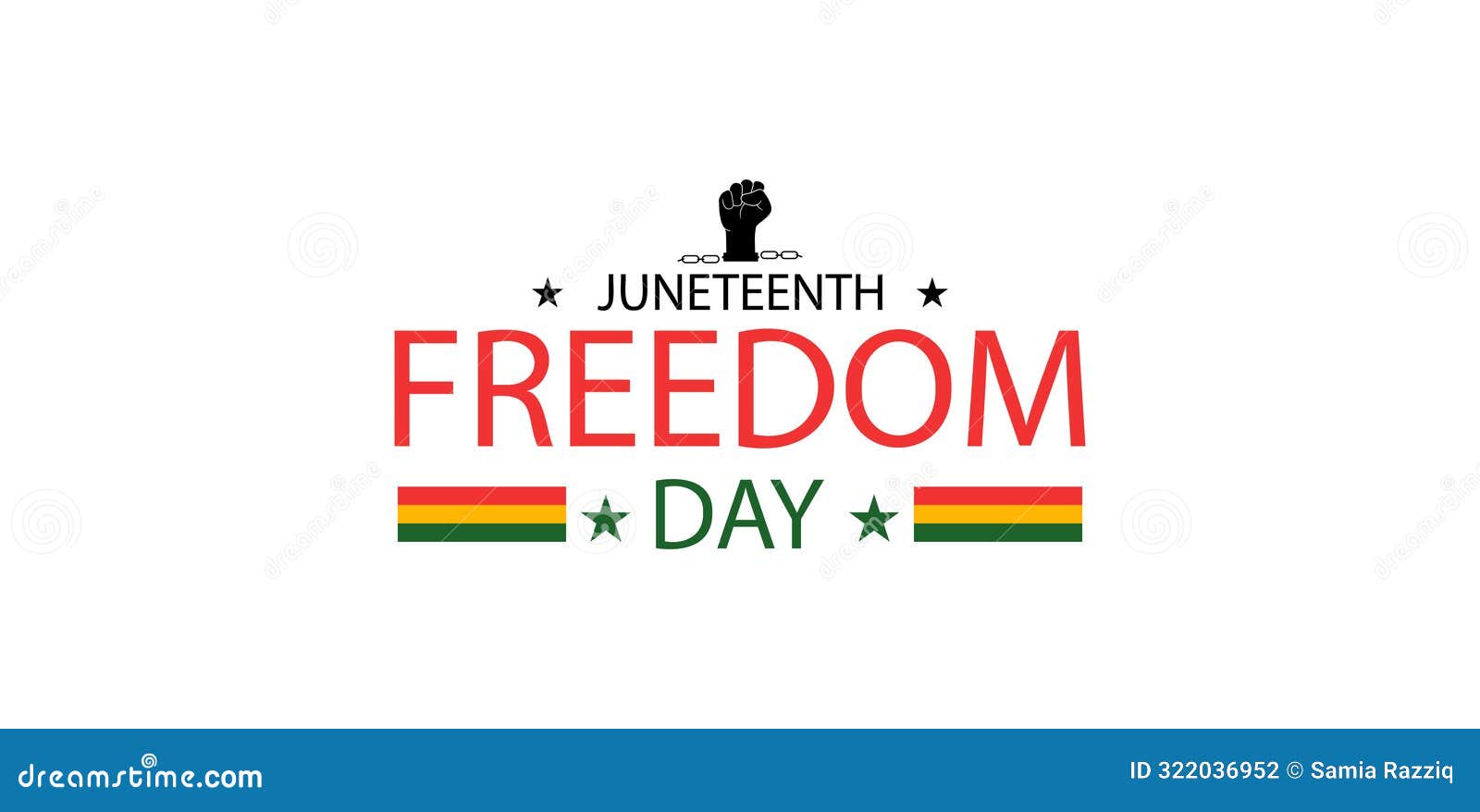 Juneteenth Honoring African American Heritage and Freedom Stock Vector ...