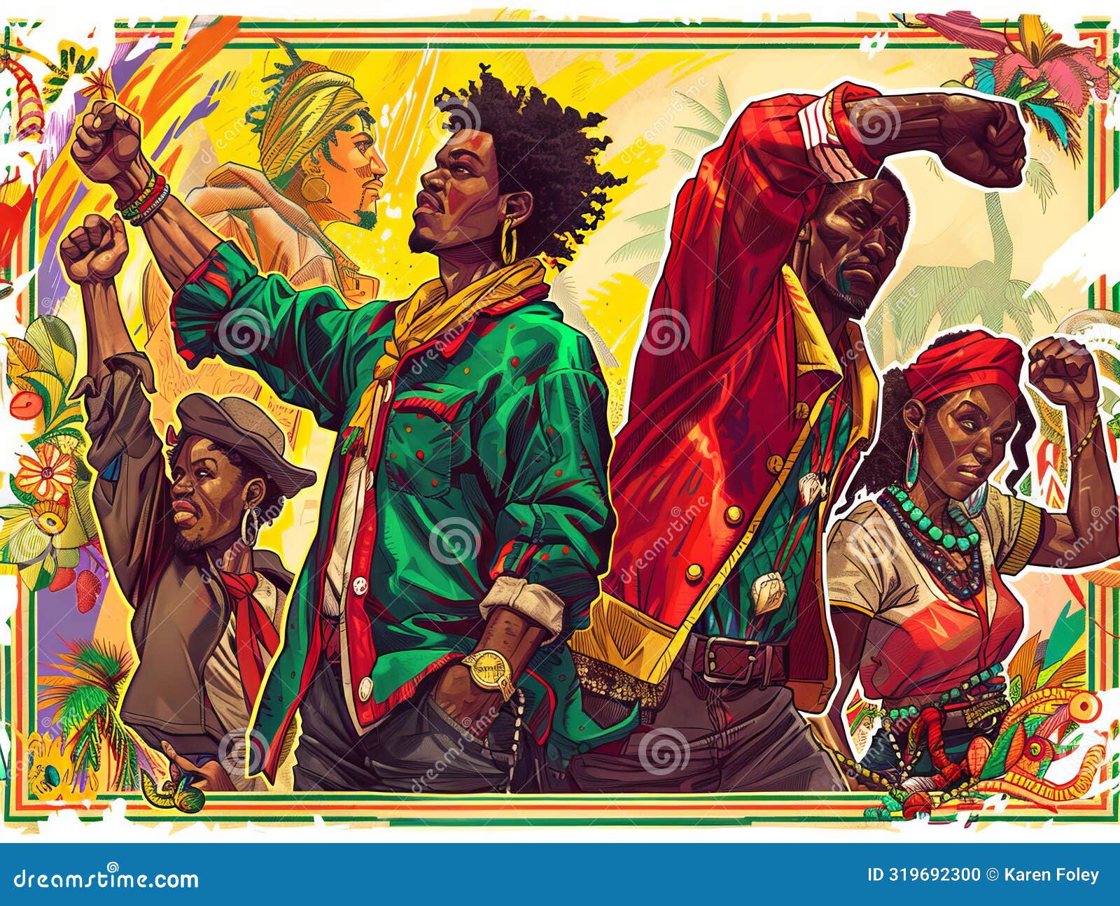 Juneteenth Holiday Background Graphics Template Stock Illustration ...