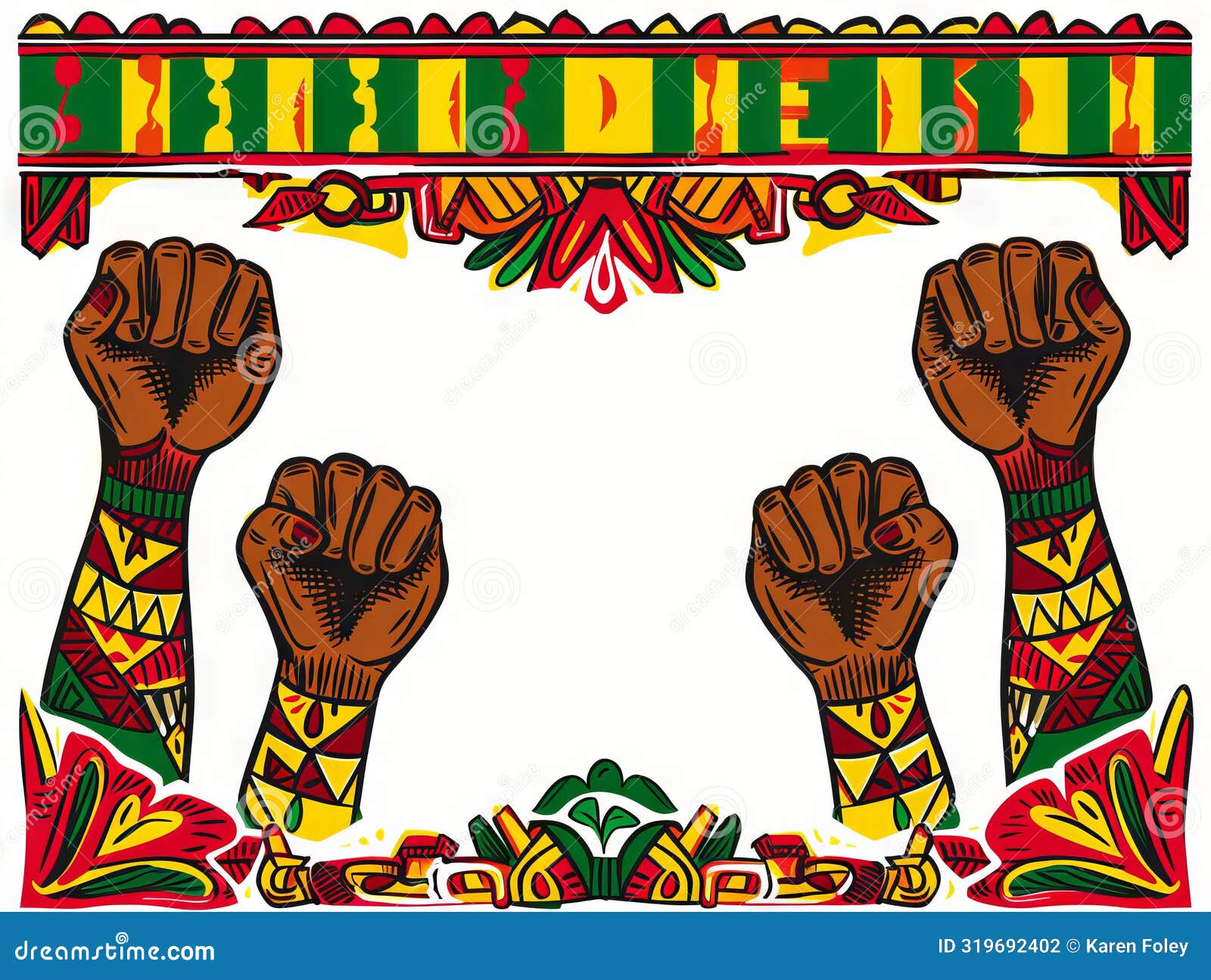 Juneteenth Holiday Background Graphics Template Stock Illustration ...