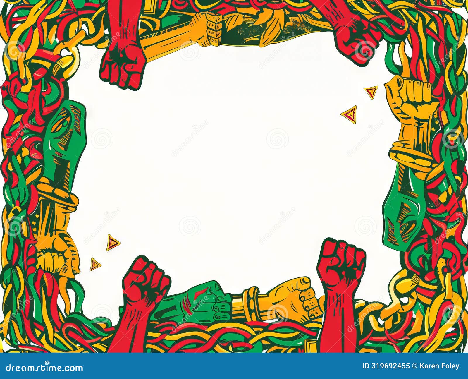 Juneteenth Holiday Background Graphics Template Stock Illustration ...