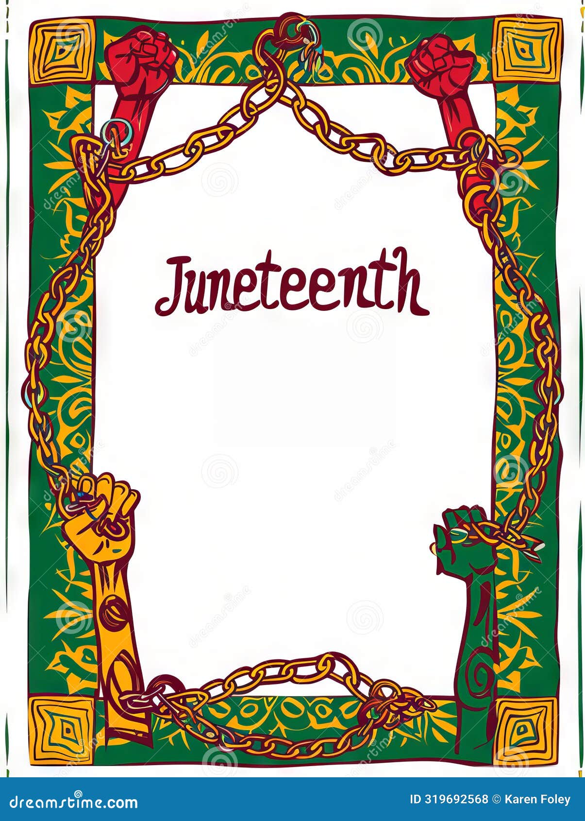 Juneteenth Holiday Text Graphics Royalty-Free Stock Photography ...