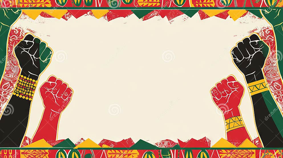 Juneteenth Holiday Background Graphics Template Stock Illustration ...