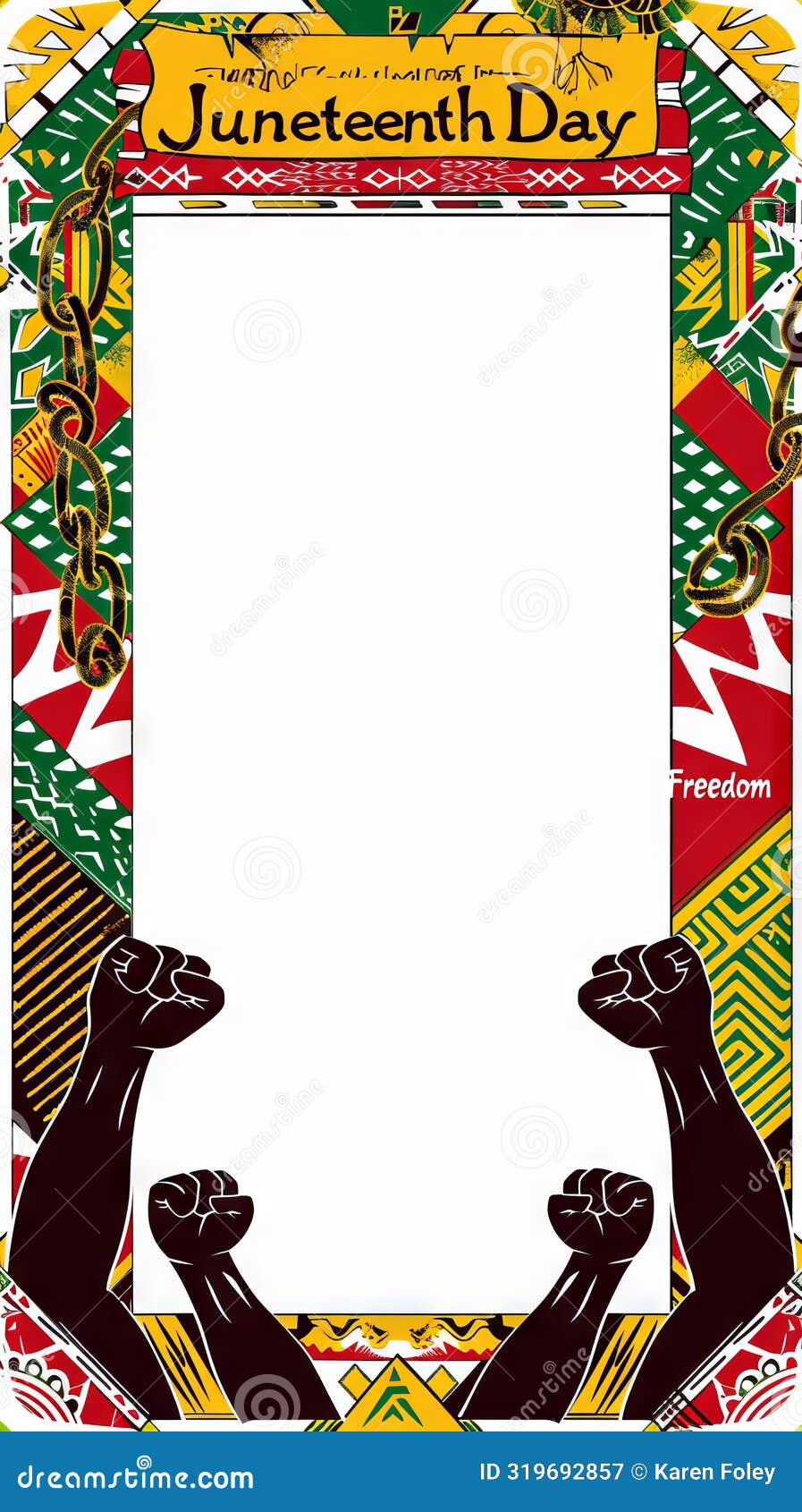 Juneteenth Holiday Text Graphics Royalty-Free Stock Photography ...