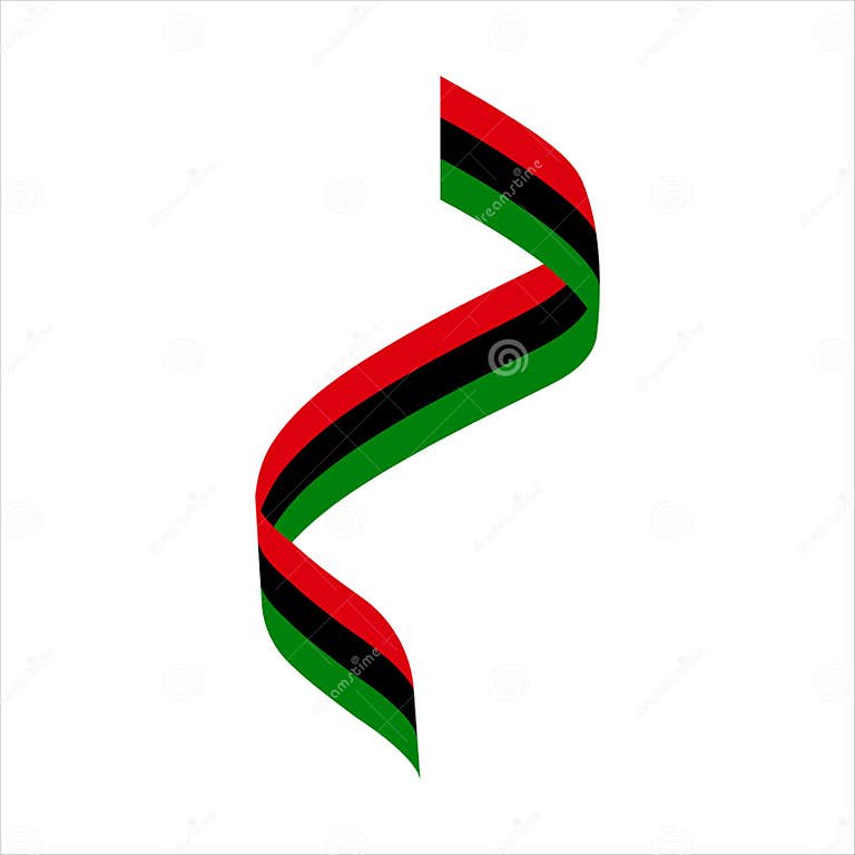 Juneteenth Ribbon Design Collection Set Stock Vector - Illustration of ...