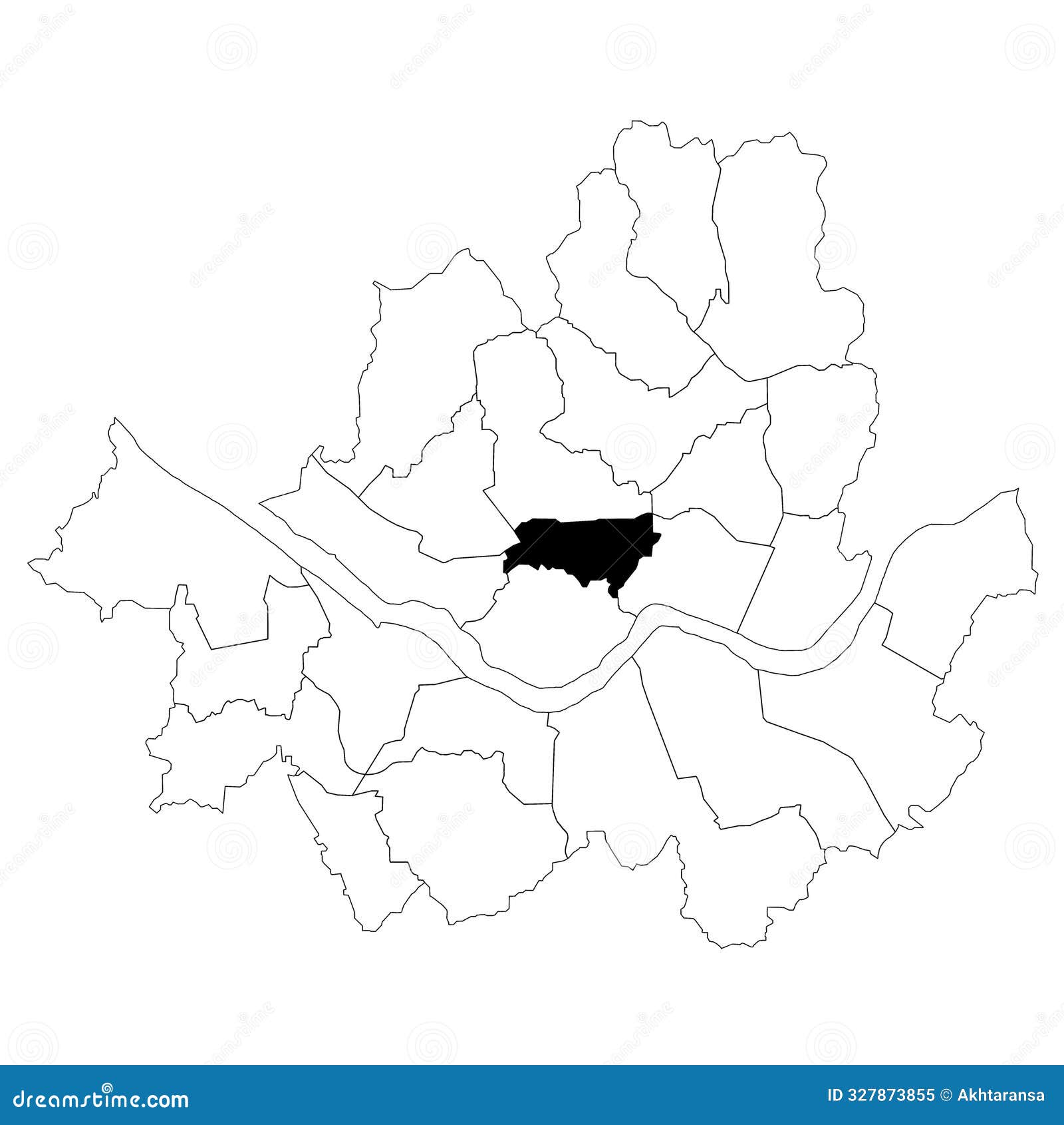 Jung-gu Map. Seoul District Map, Administrative Map Of Seoul City ...
