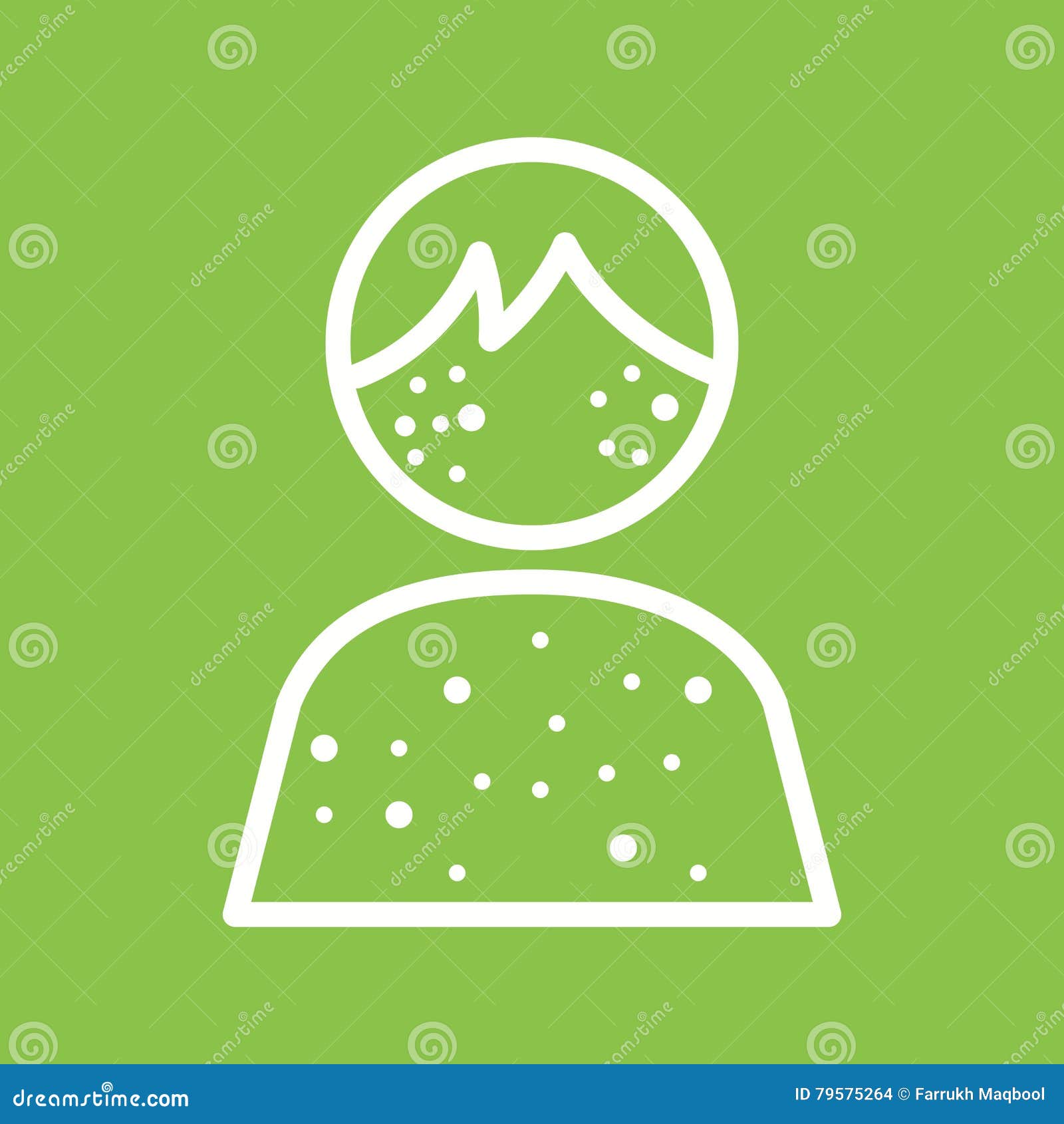 Junge mit Masern vektor abbildung. Illustration von fieber - 79575264