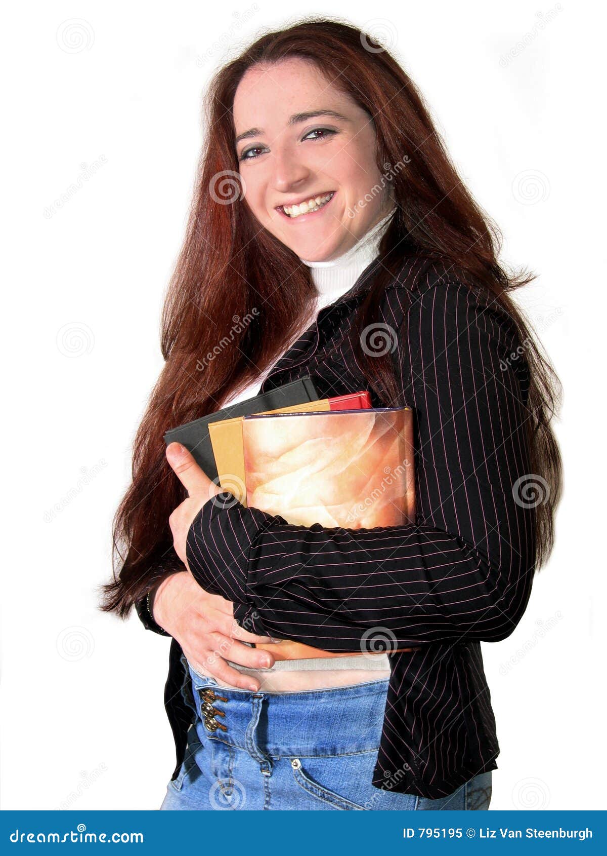 Junge Studentin stockbild. Bild von universität, mädchen - 795195