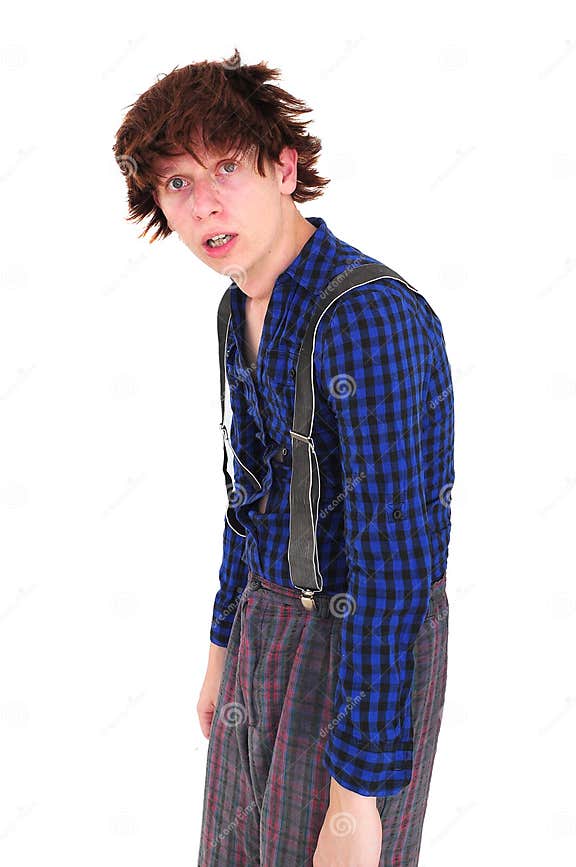 Junger Doof Mann, Der Miserabel Schaut Stockfoto - Bild von humorvoll ...