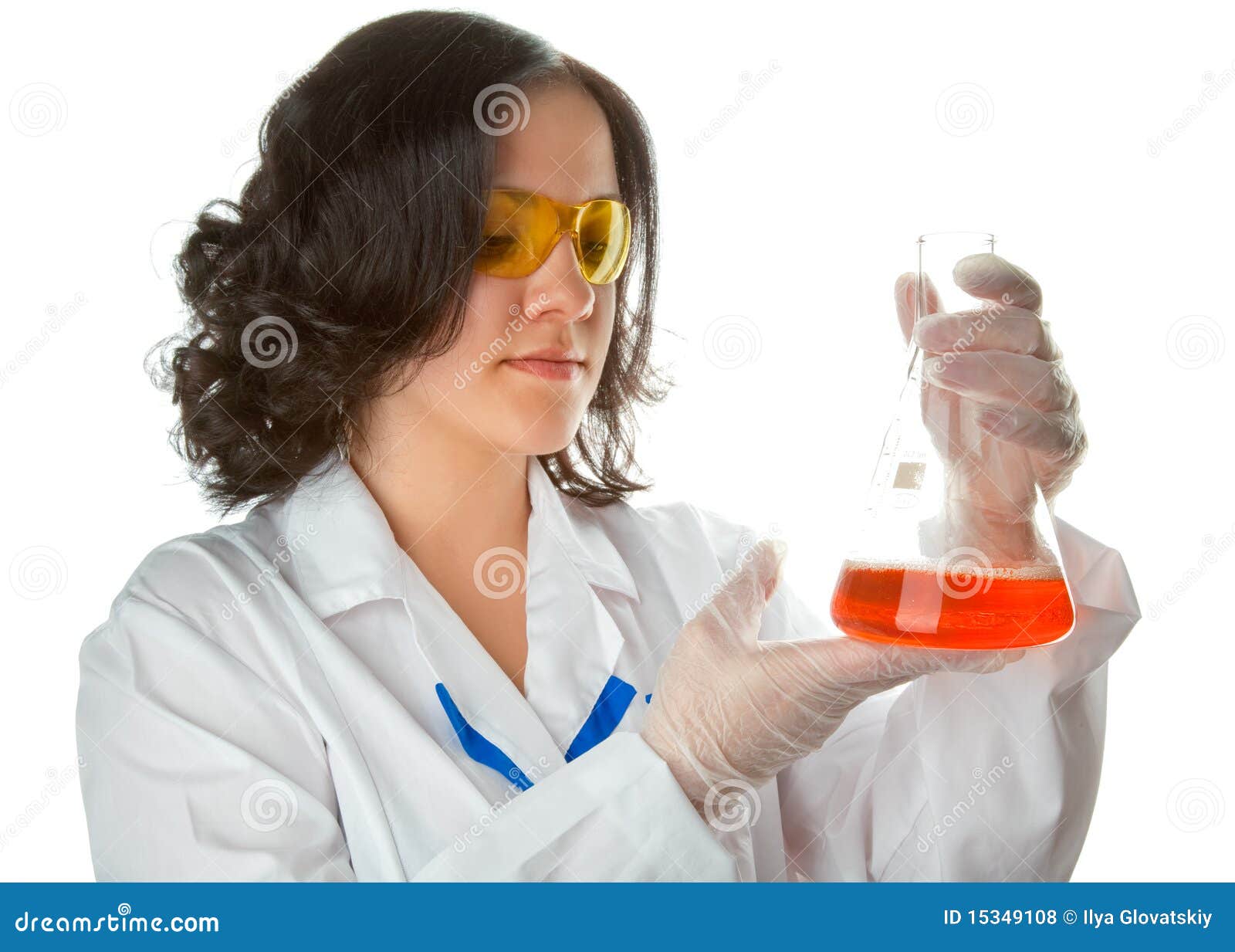 Junger Laborant stockfoto. Bild von entwicklung, getrennt - 15349108