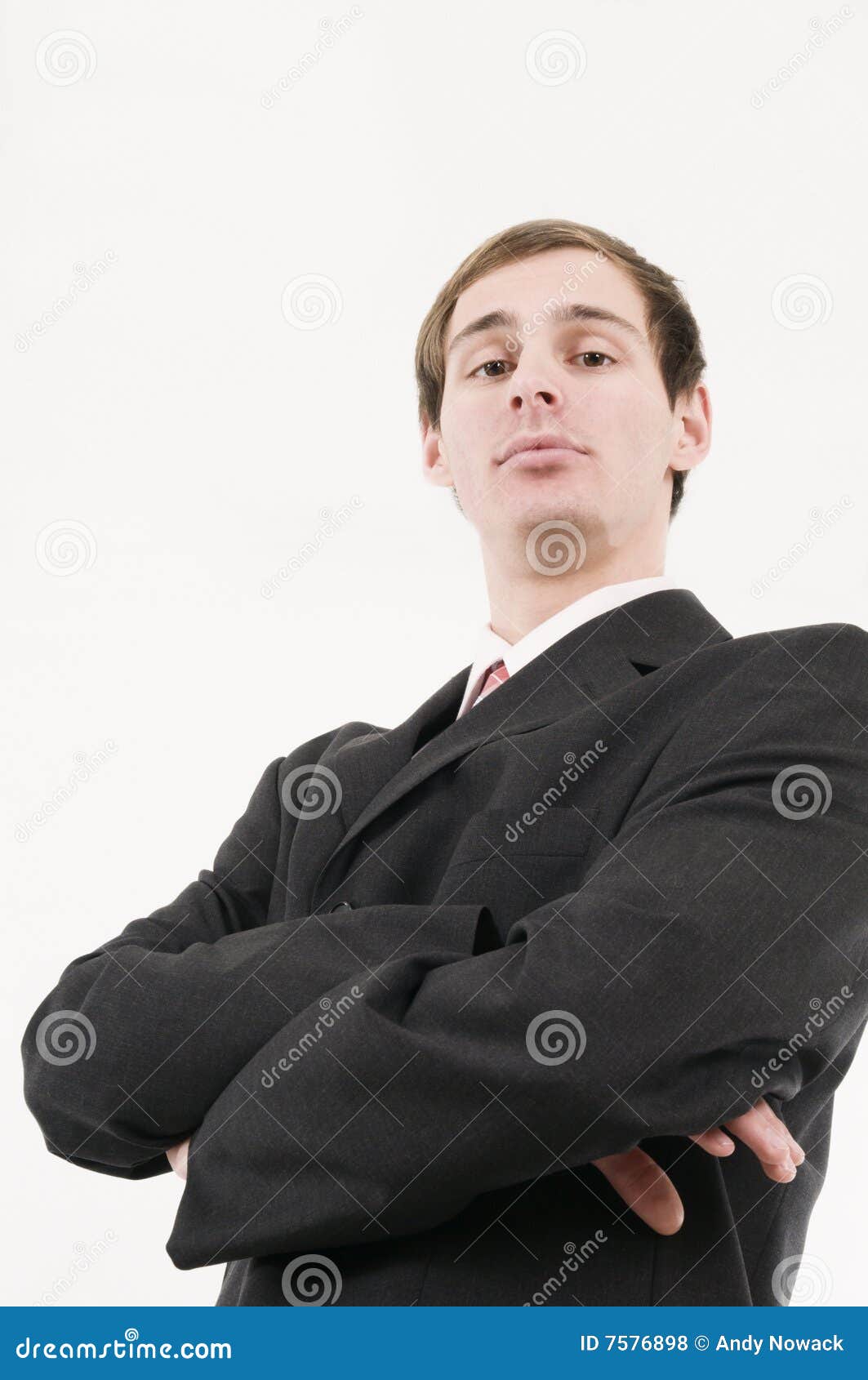 Junger Mann als Big Boss stockfoto. Bild von manager, kaukasisch - 7576898