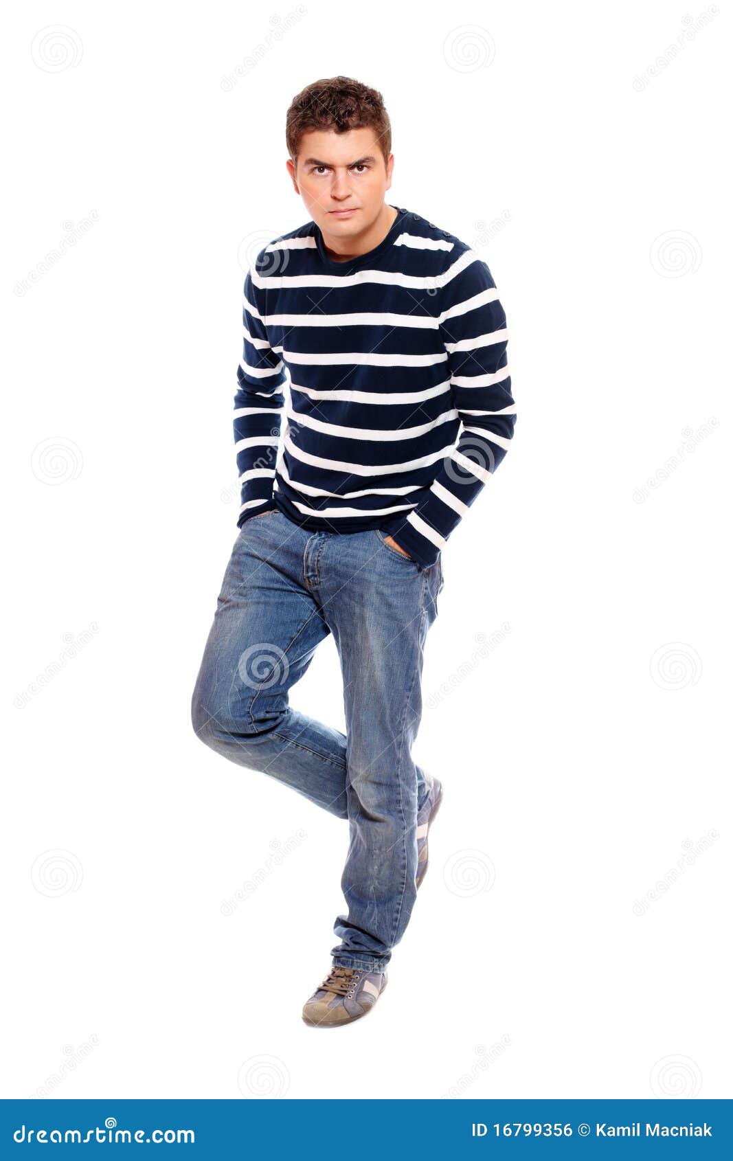 Junger Mann, Der Fest Steht Stockfoto - Bild von junge, jung: 16799356