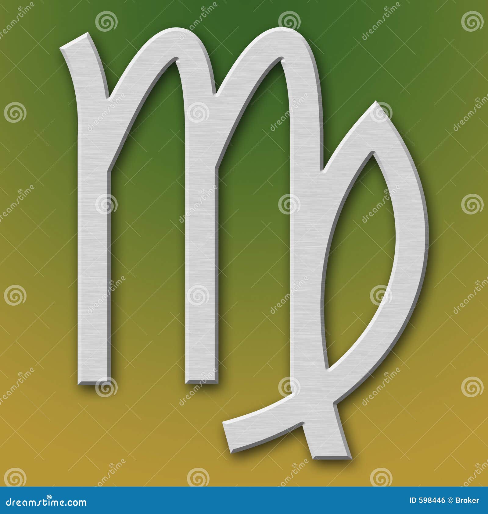 Jungfrau-Aluminium-Symbol stock abbildung. Illustration von sterne - 598446