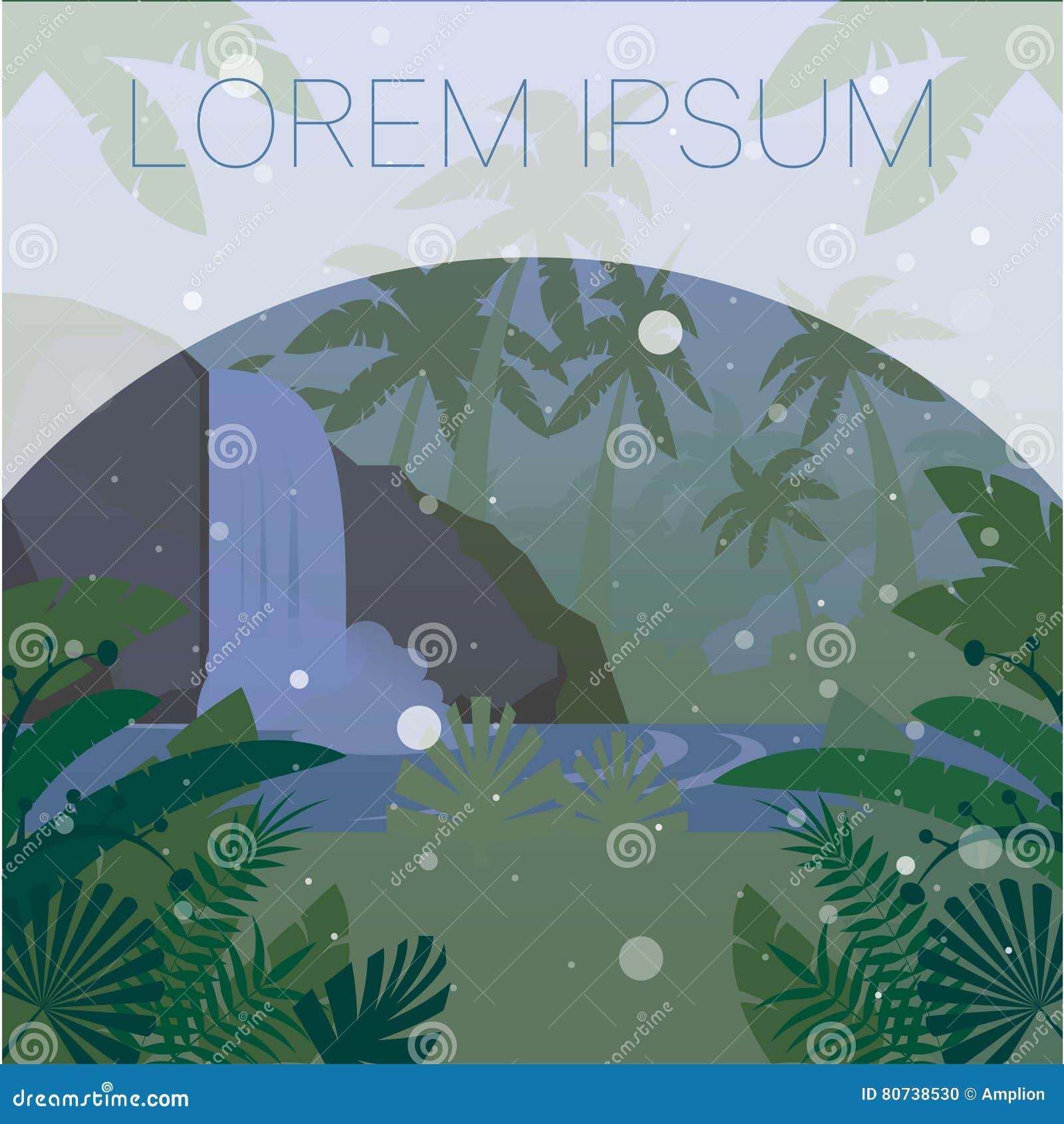 Jungle Flat Background24 Stock Illustrations – 2 Jungle Flat ...