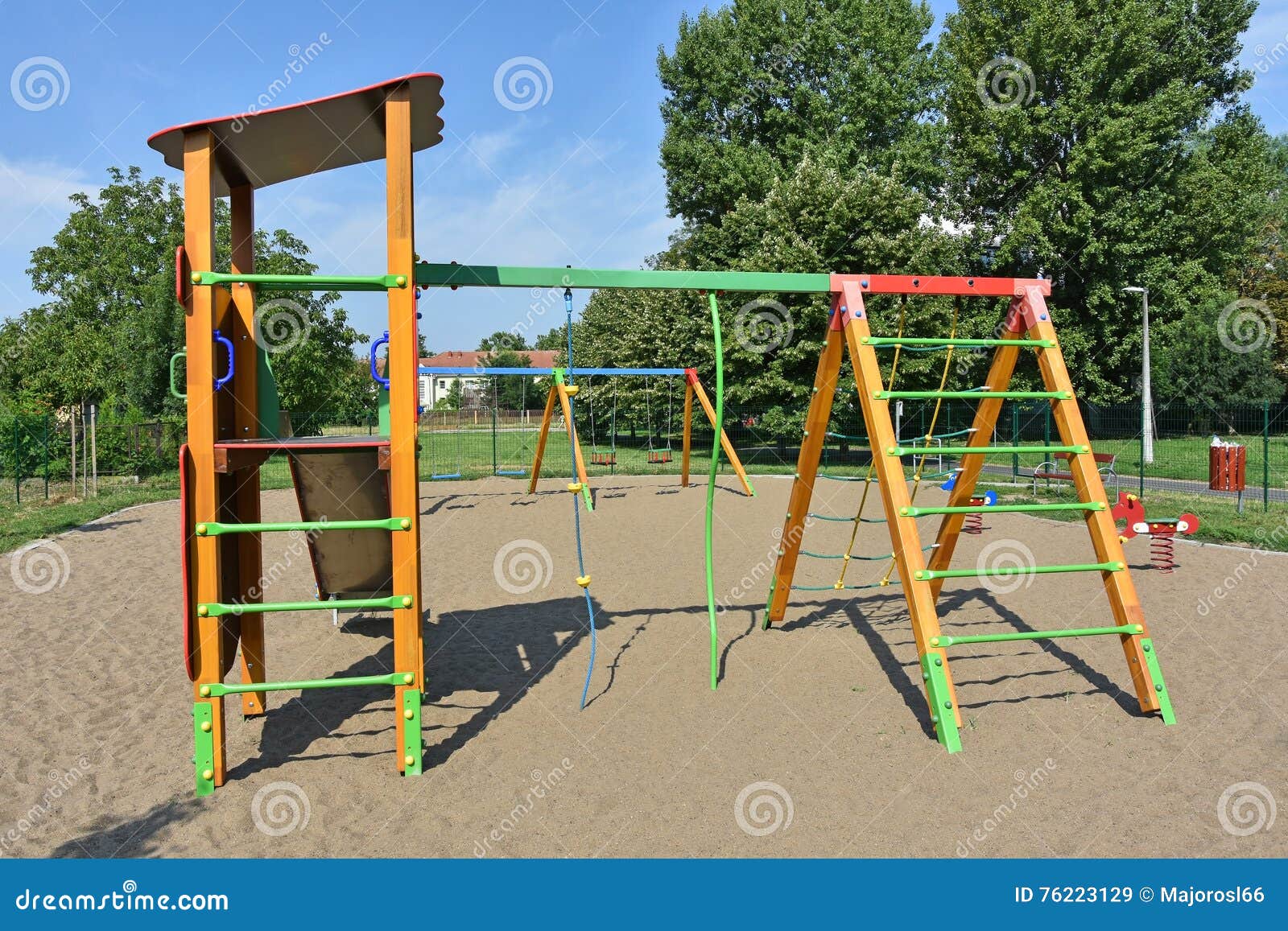 Jungle Gym at the Playground Stock Image - Image of swing, jungle: 76223129