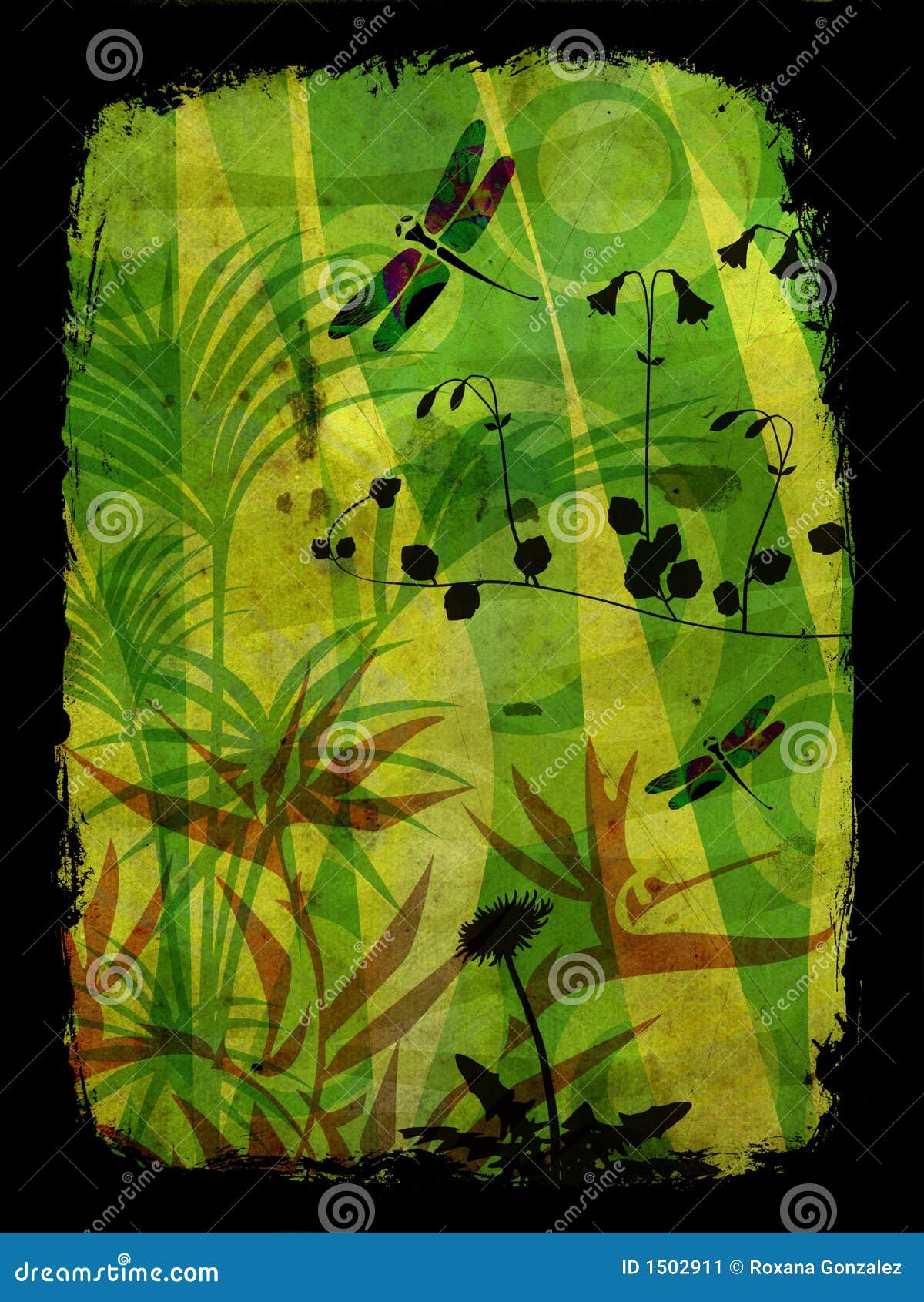 Jungle illustration stock illustration. Illustration of exotic - 1502911