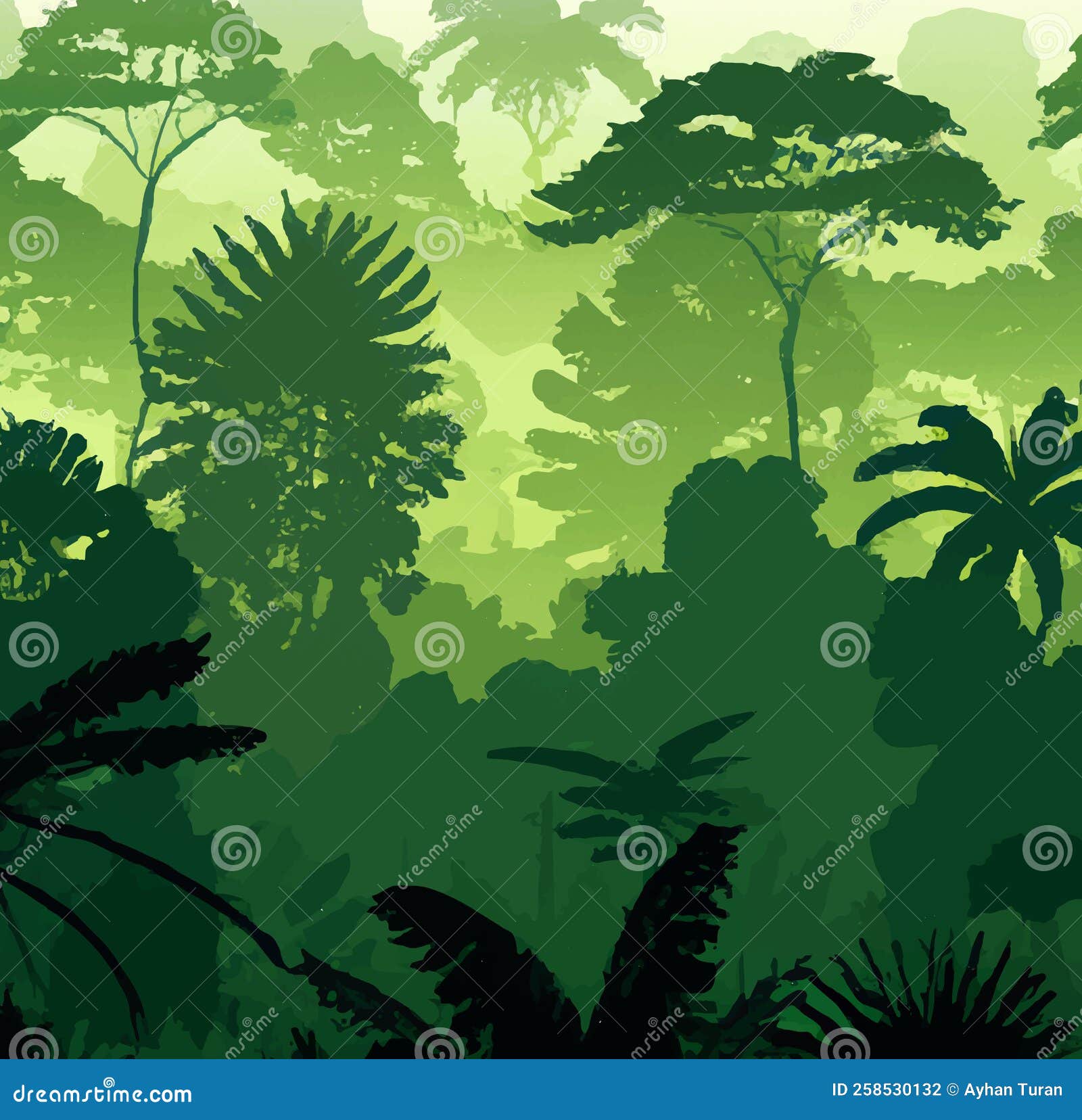 Jungle Illustration Concept . . . . . . Stock Illustration ...