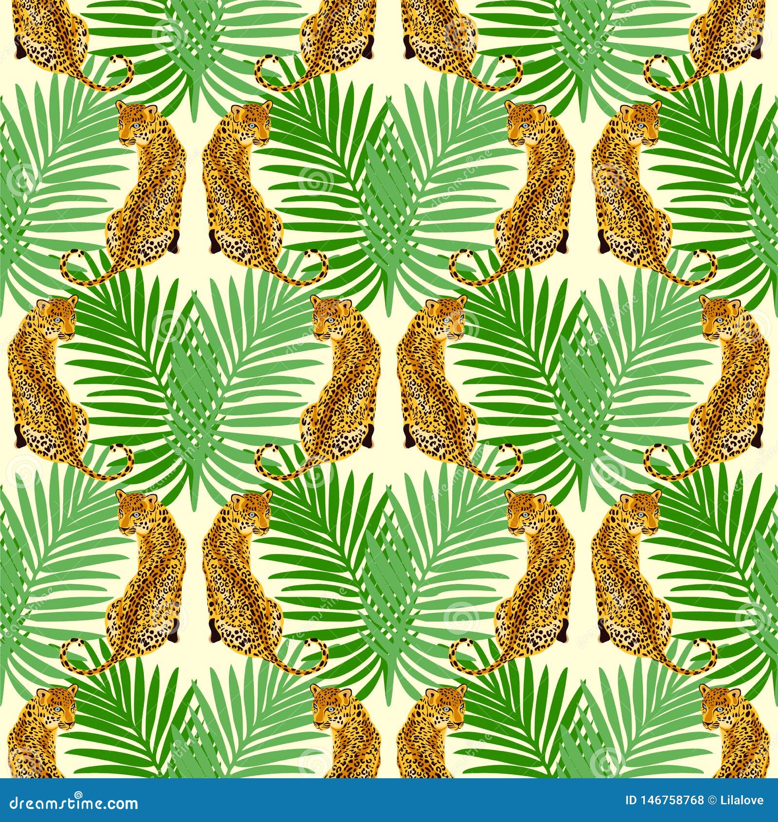 Jungle Leopard Coloring Page Stock Photography | CartoonDealer.com ...