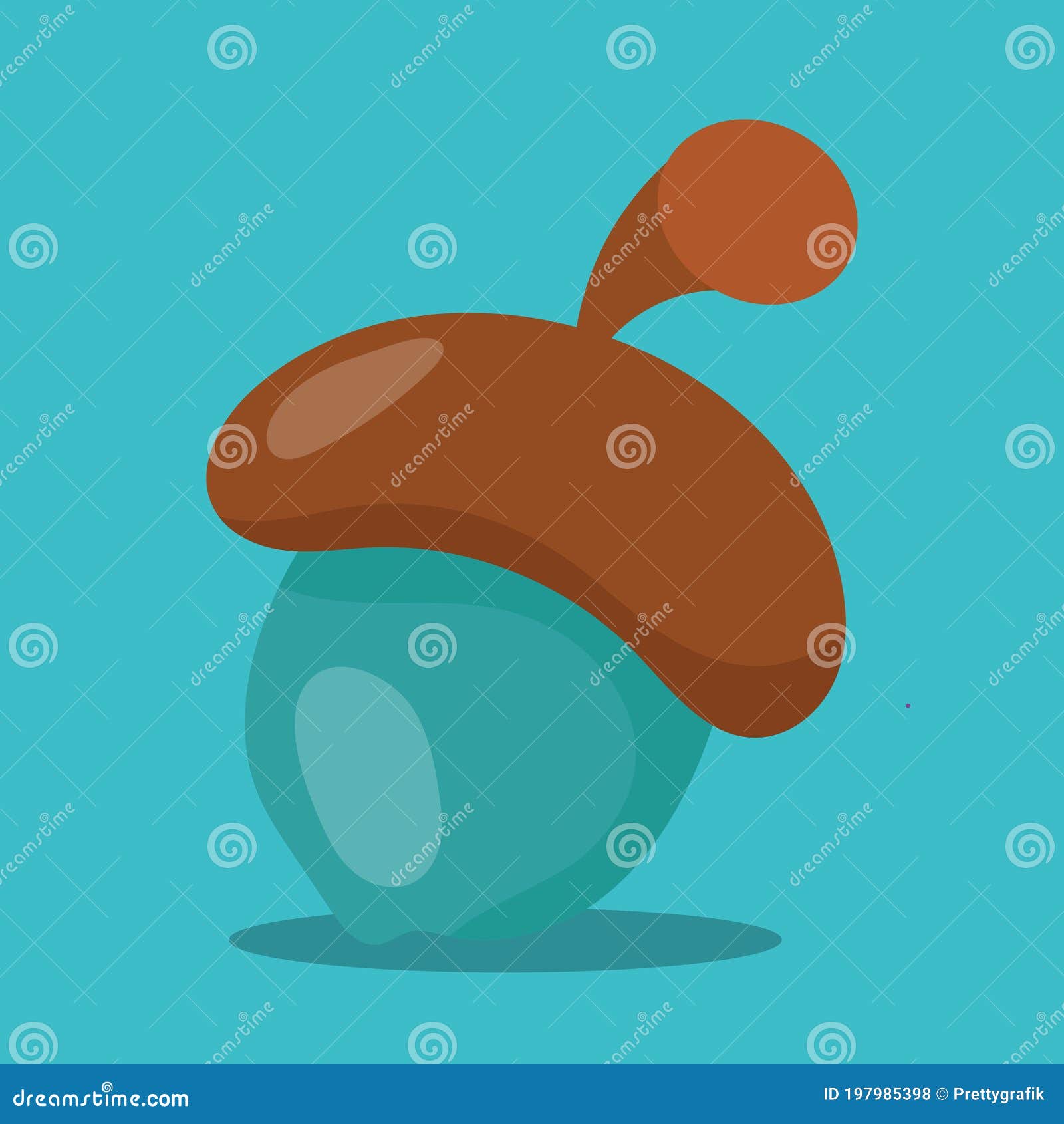 JUNGLE NUT BLUE 18 stock vector. Illustration of jungle - 197985398