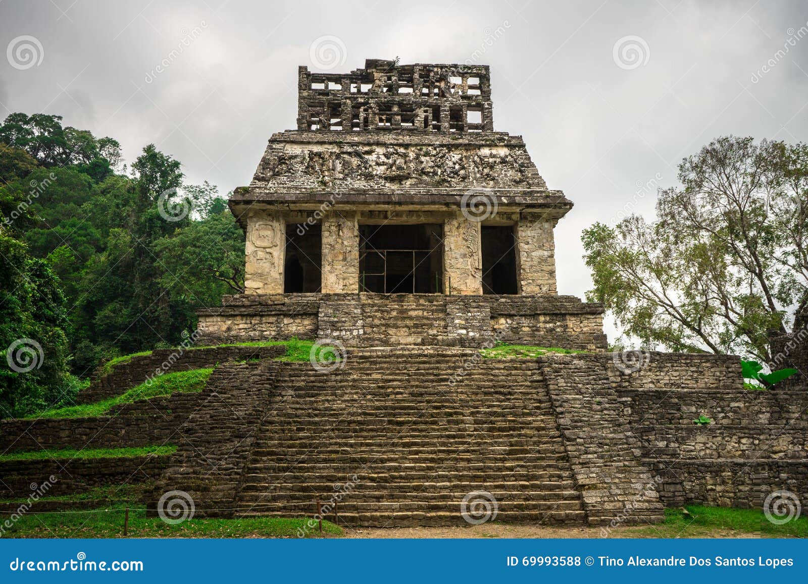 Jungle Pyramid Structure Stock Photo | CartoonDealer.com #69993588