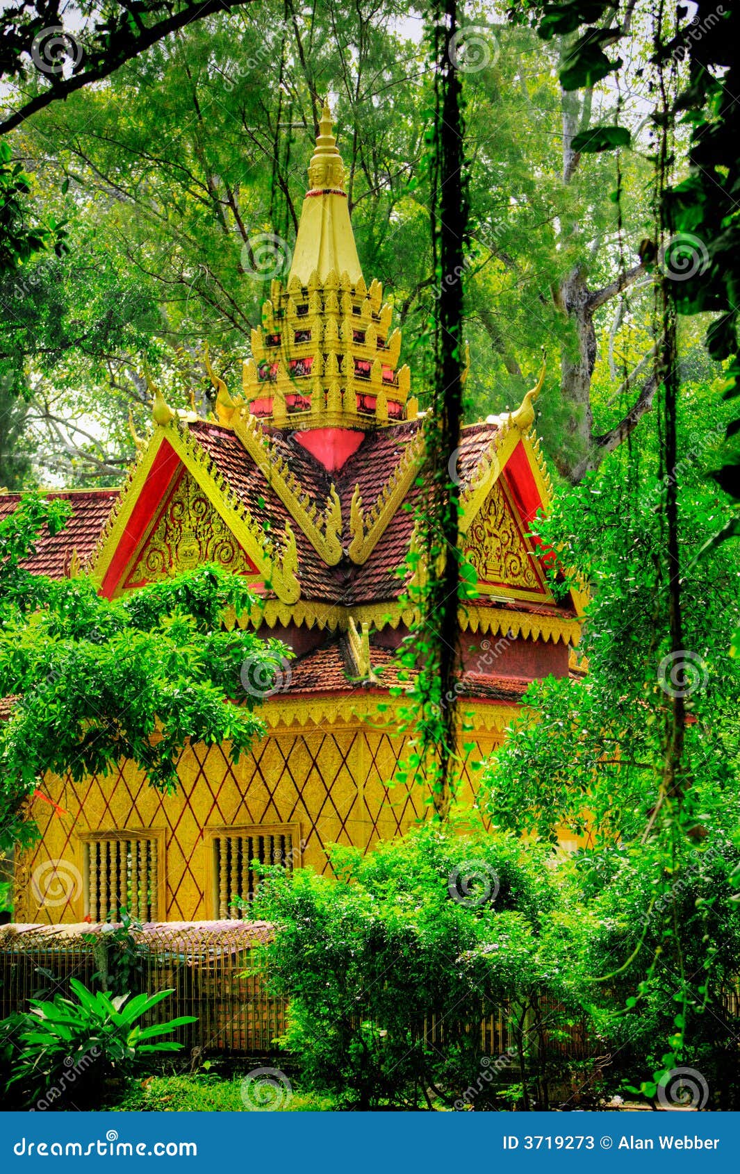 Jungle temple stock image. Image of outdoor, religious - 3719273
