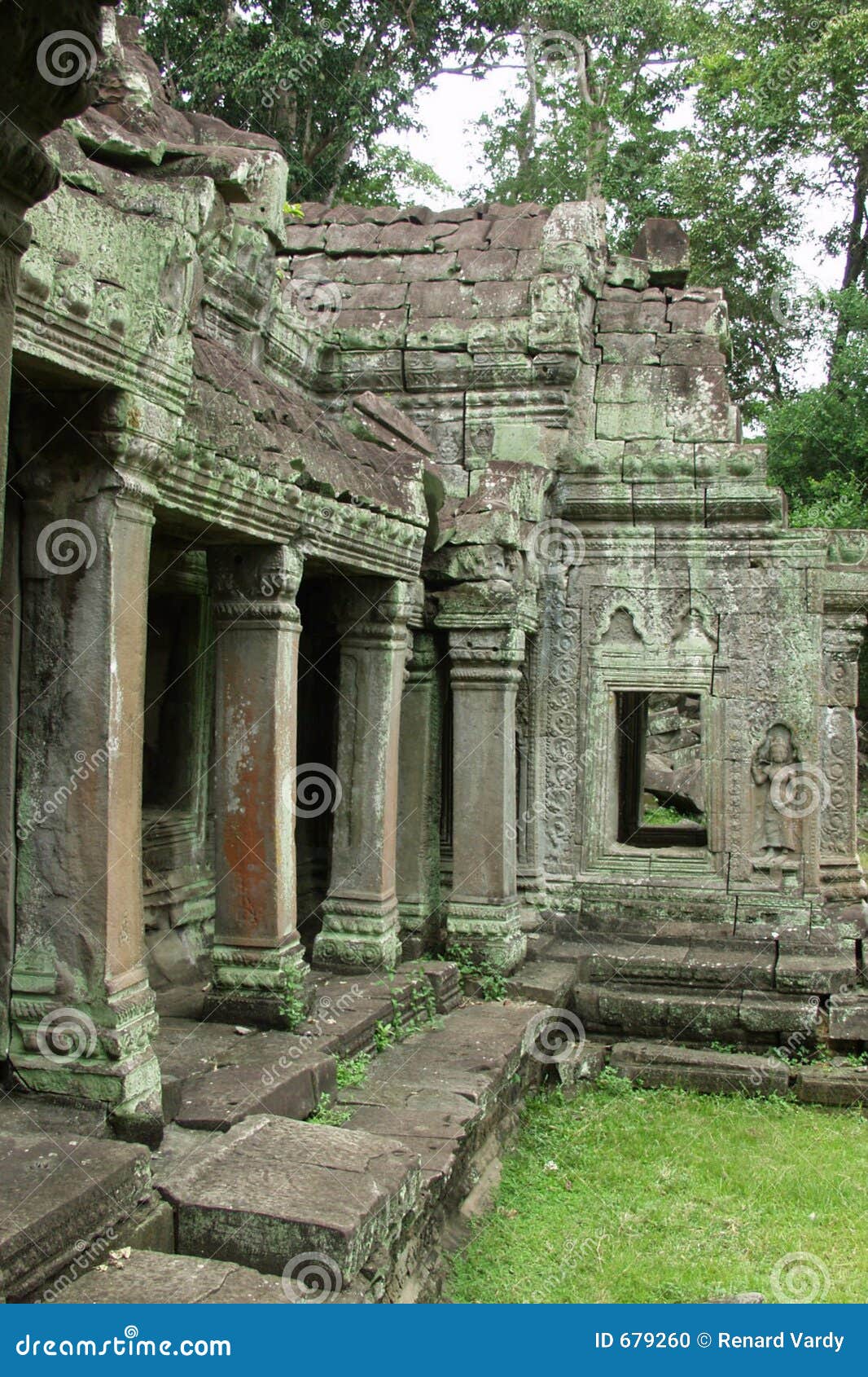 Jungle Temple - Aangkor Wat Royalty-Free Stock Photography ...