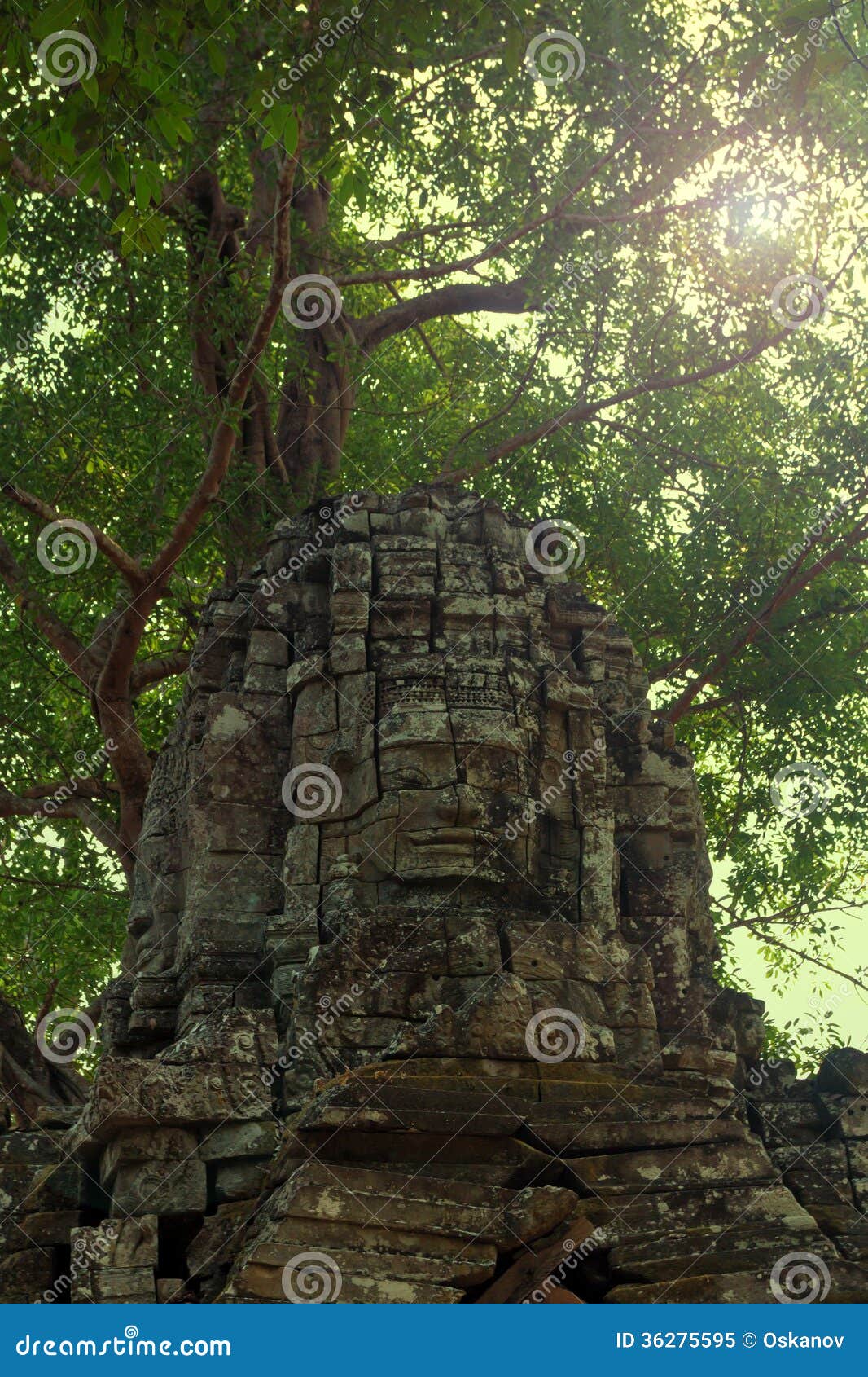 Jungle Temple stock image. Image of cambodia, face, east - 36275595