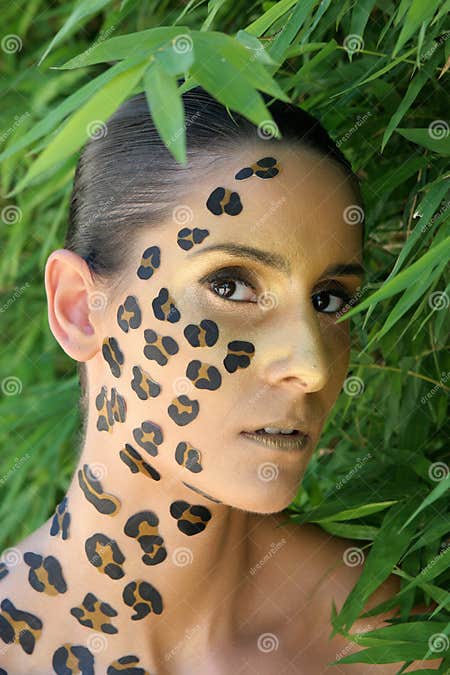 Jungle woman stock image. Image of relaxed, fresh, modern - 15120895