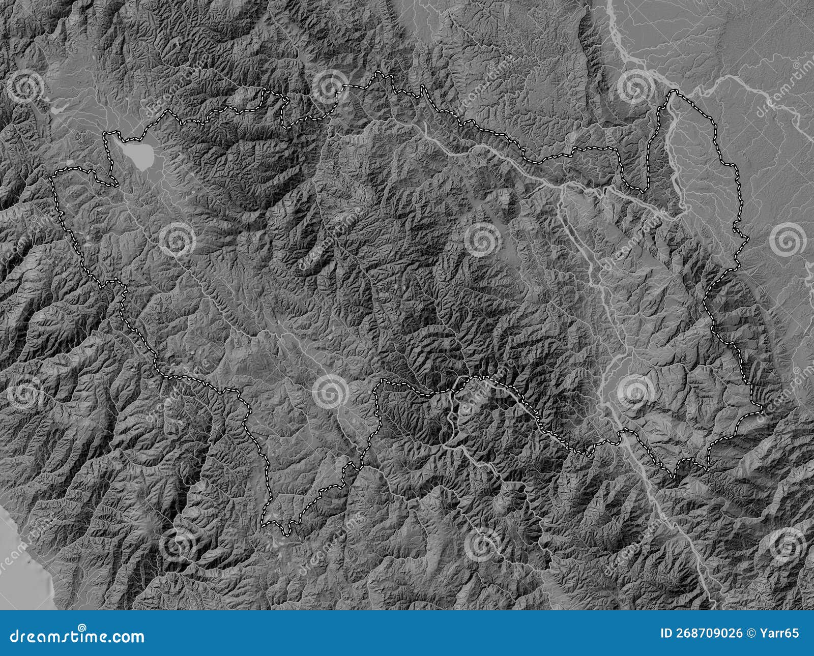 Junin, Peru. Bilevel. No Legend Stock Illustration - Illustration of ...