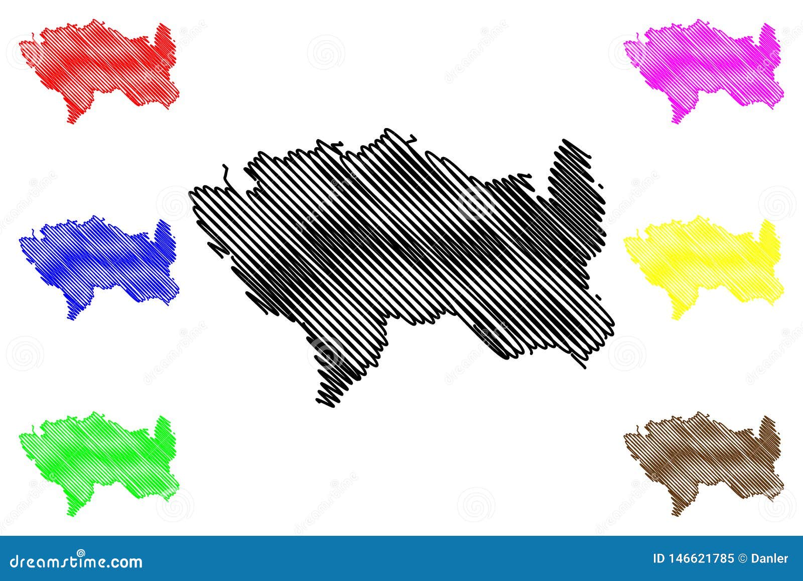 Junin Region map vector stock vector. Illustration of latin - 146621785