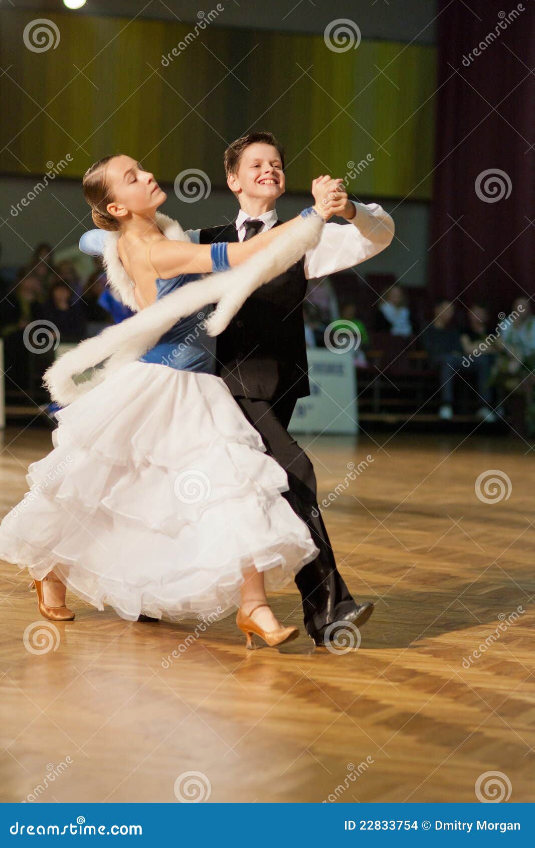 Junior Dance Couple editorial stock image. Image of ballroom - 22833754