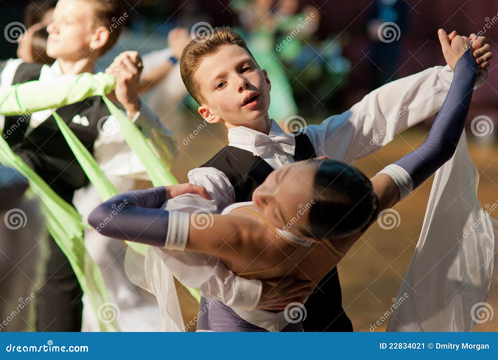 Junior Dance Couple editorial photo. Image of program - 22834021