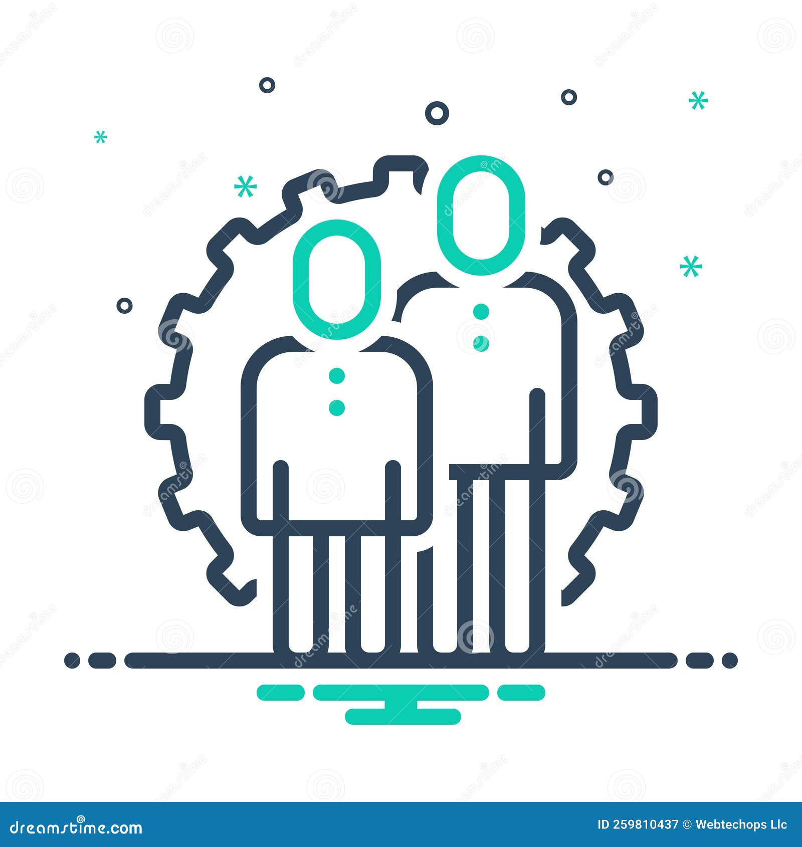 Mix Icon for Junior, Younger and Youngest Stock Illustration ...