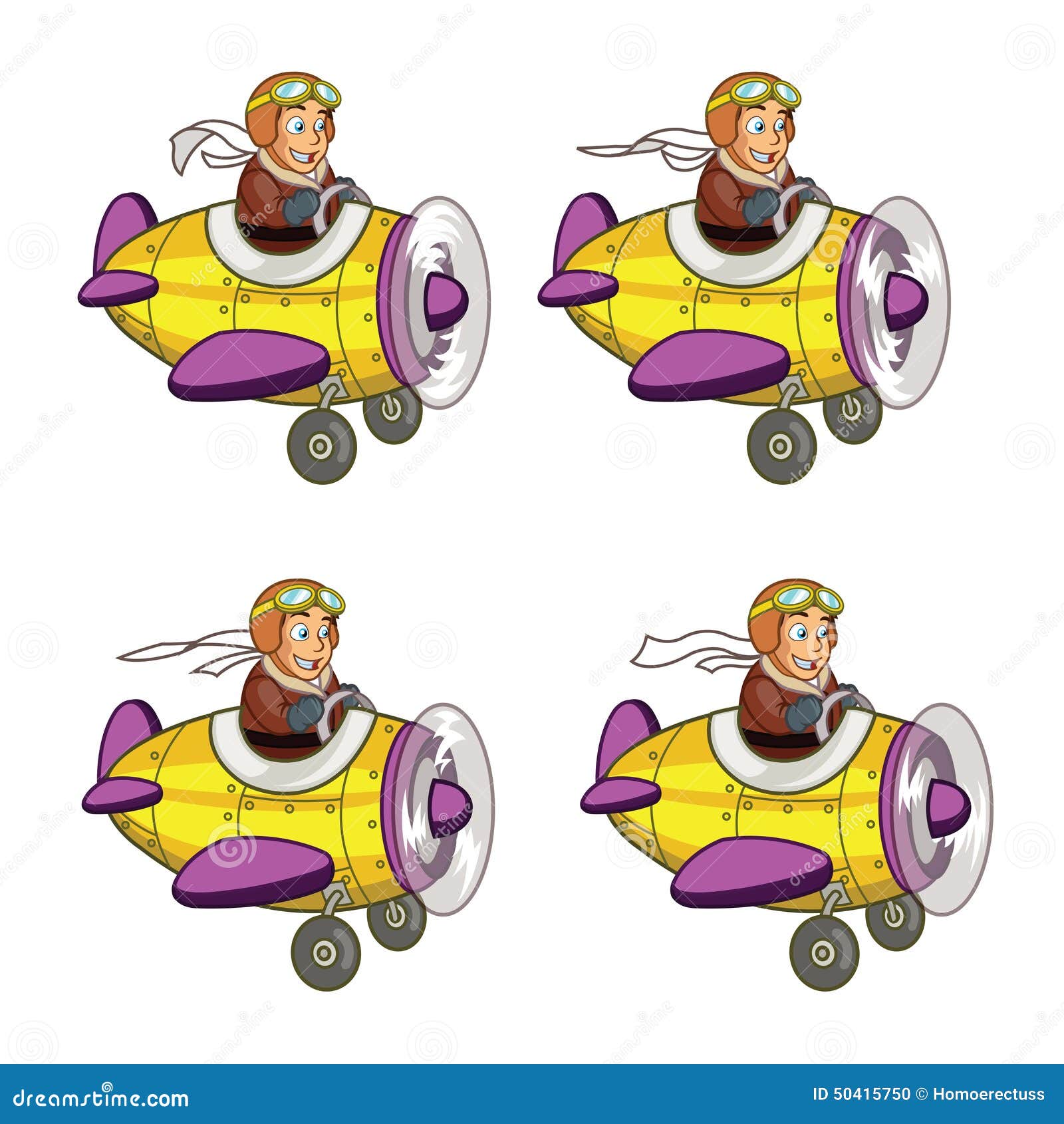 Junior Pilot Boy Animation Sprite Stock Photo | CartoonDealer.com #50415750