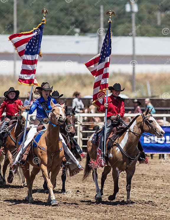 Junior Rodeo Drill Team image éditorial. Image du américain - 93076490