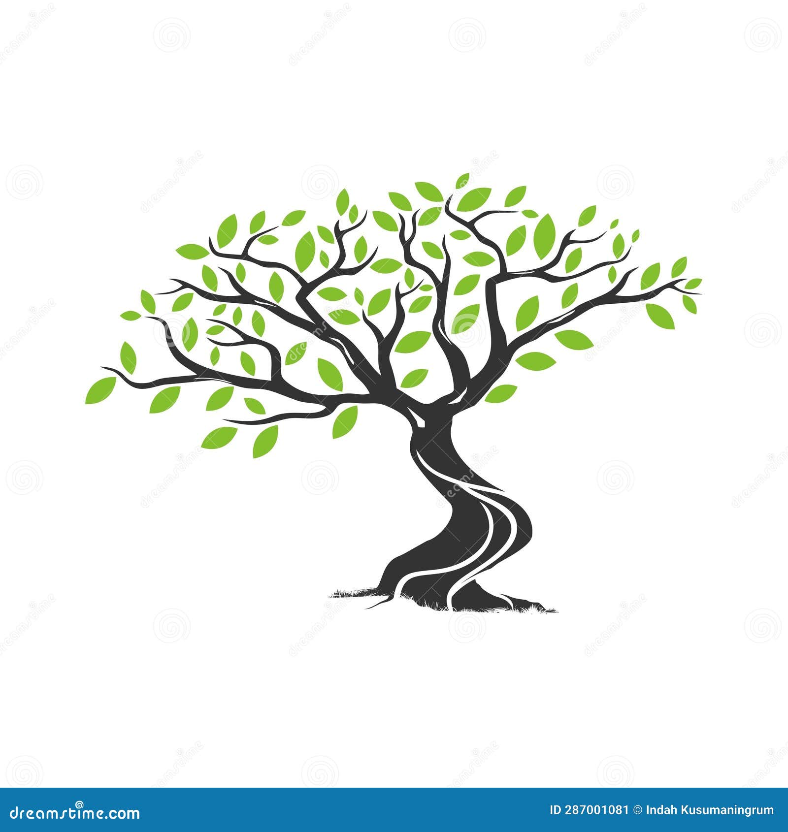 Juniper Tree Vector Illustration, Environment Element, Landscape Design ...