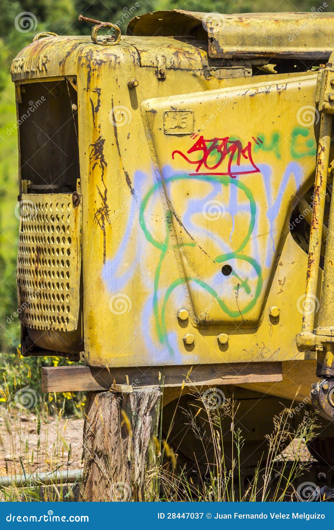 Junk Abandoned Machine Royalty-Free Stock Image | CartoonDealer.com ...