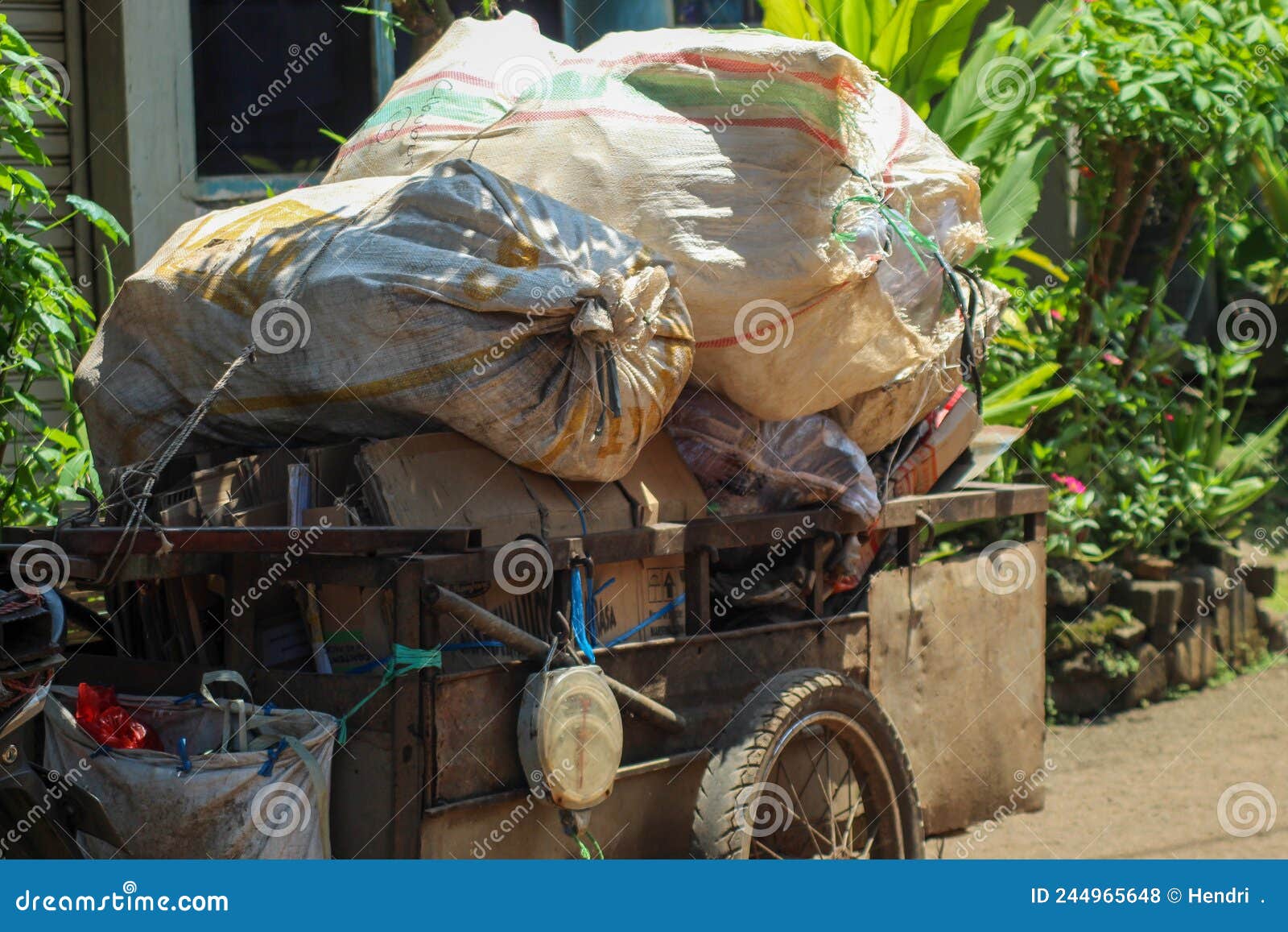 Junk carts make used goods stock photo. Image of used - 244965648
