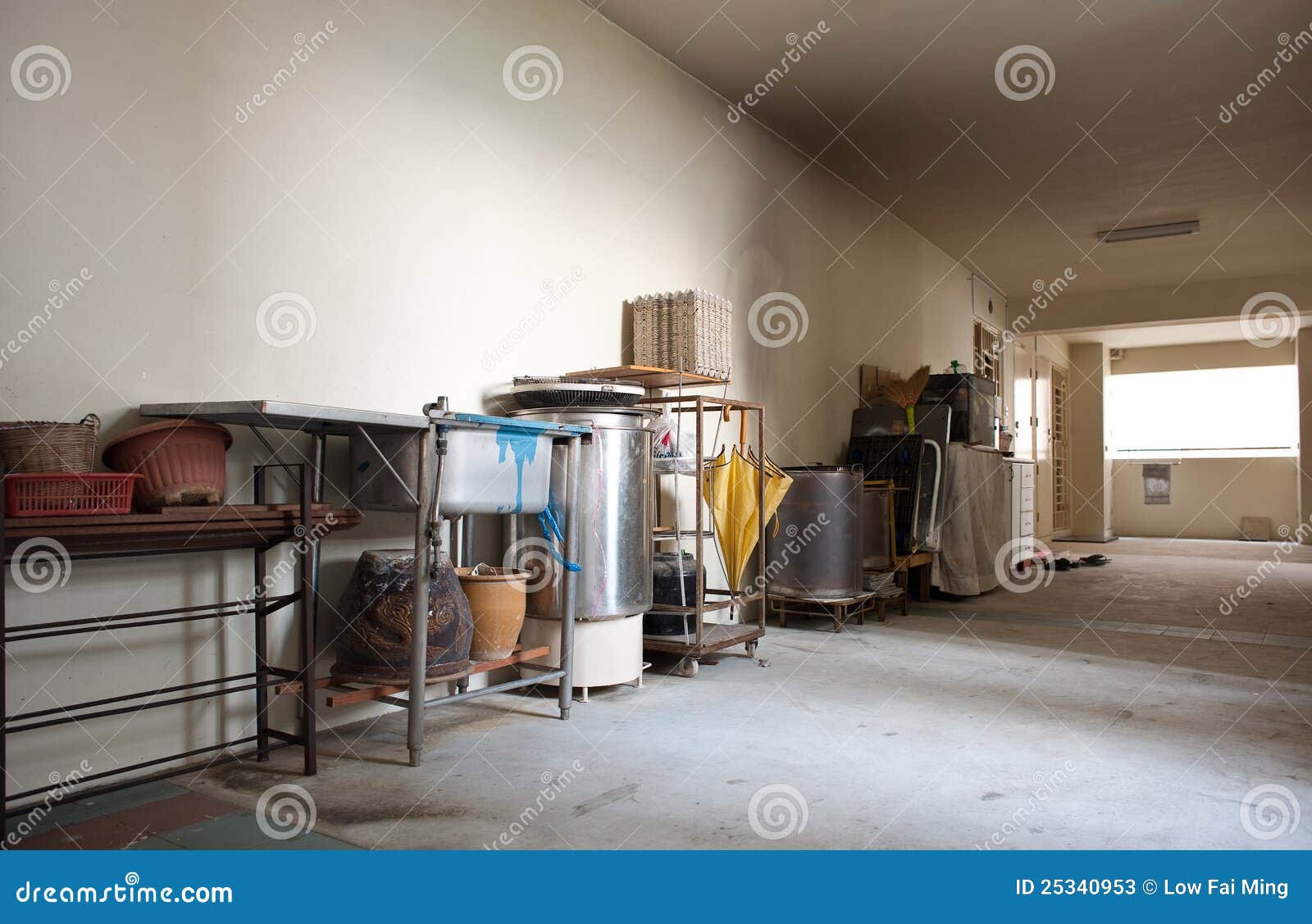 Junk on corridor stock image. Image of corridors, dumped - 25340953
