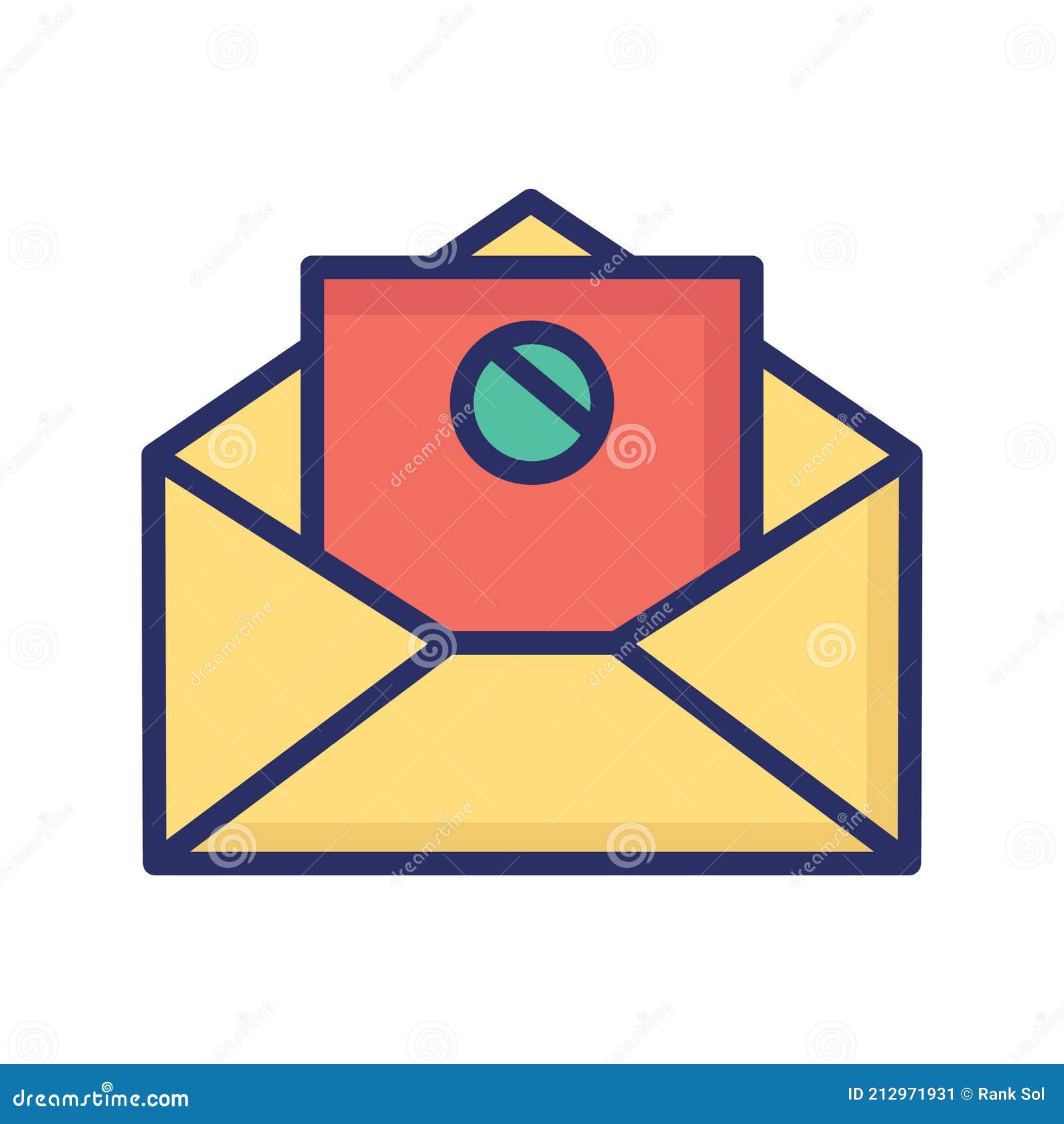 Junk Email Isolated Vector Icon Which Can Easily Modify or Edit Stock ...