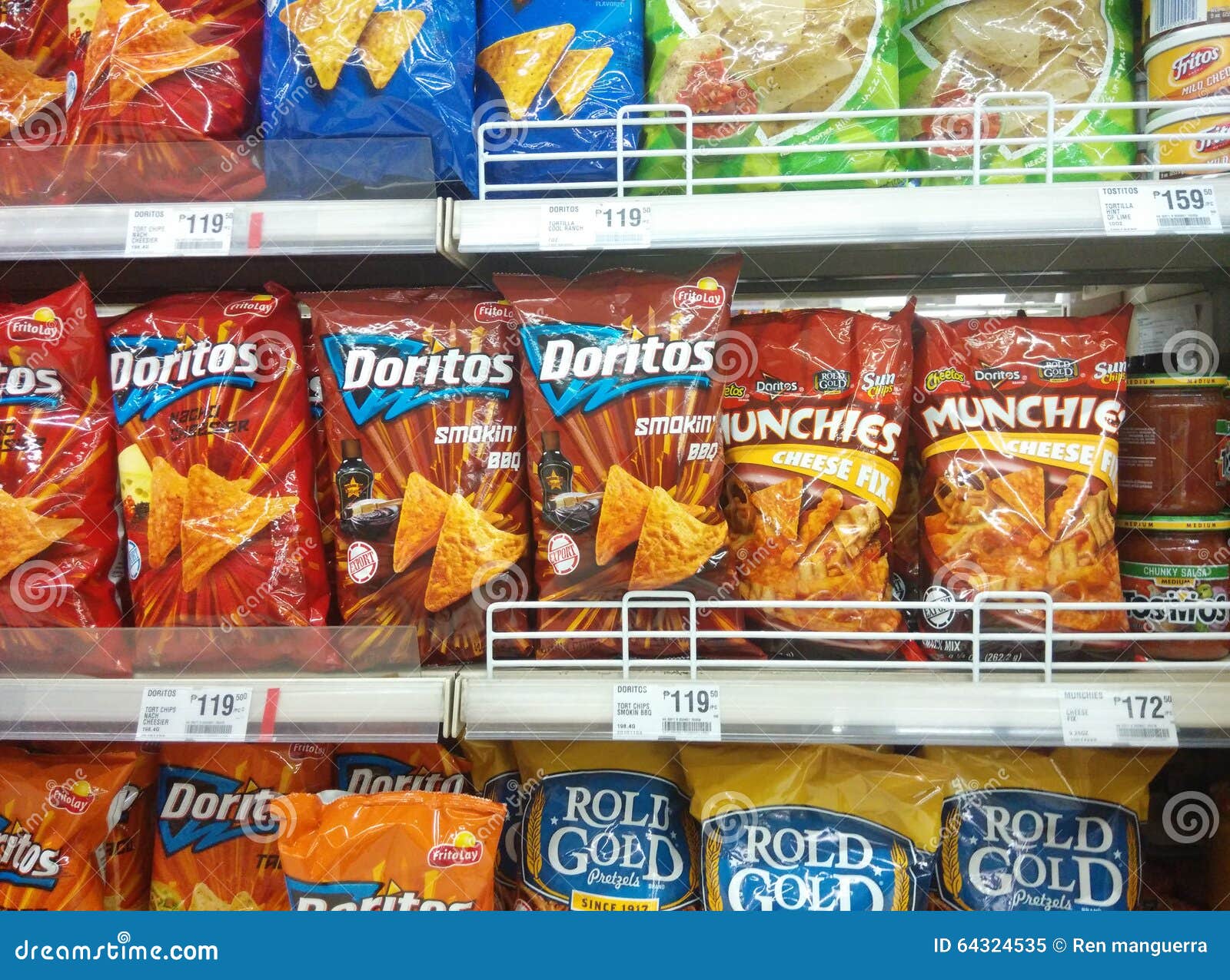 Junk food editorial image. Image of food, junk, shelf - 64324535