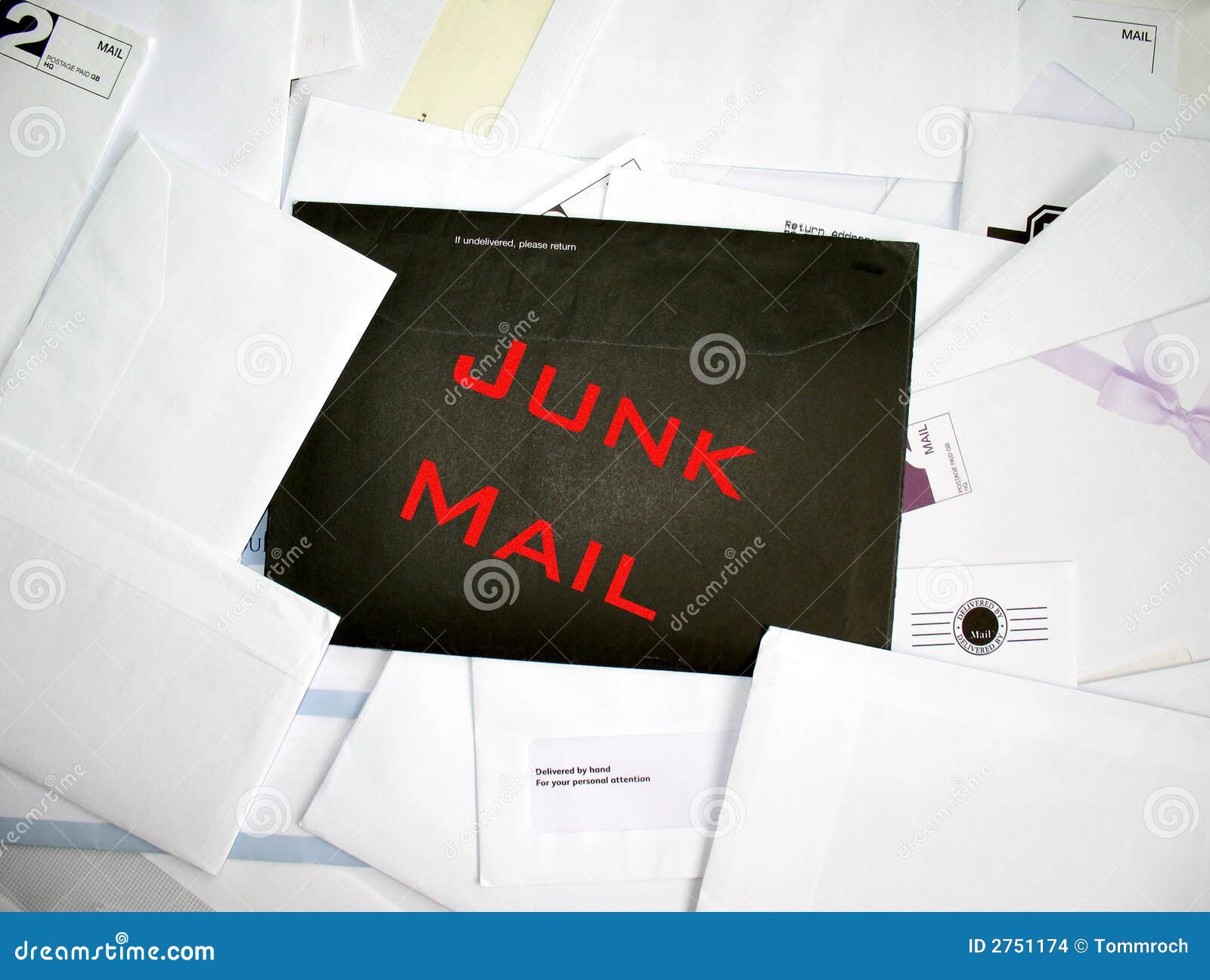 Junk mail stock photo. Image of black, cold, inbox, service - 2751174
