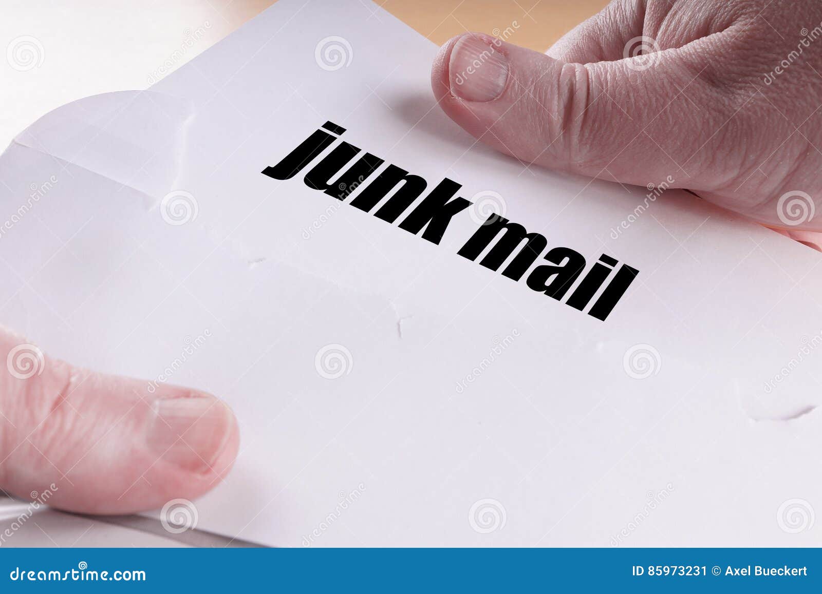 Junk Mail or Direct Mailing Stock Image - Image of hold, antiquated ...